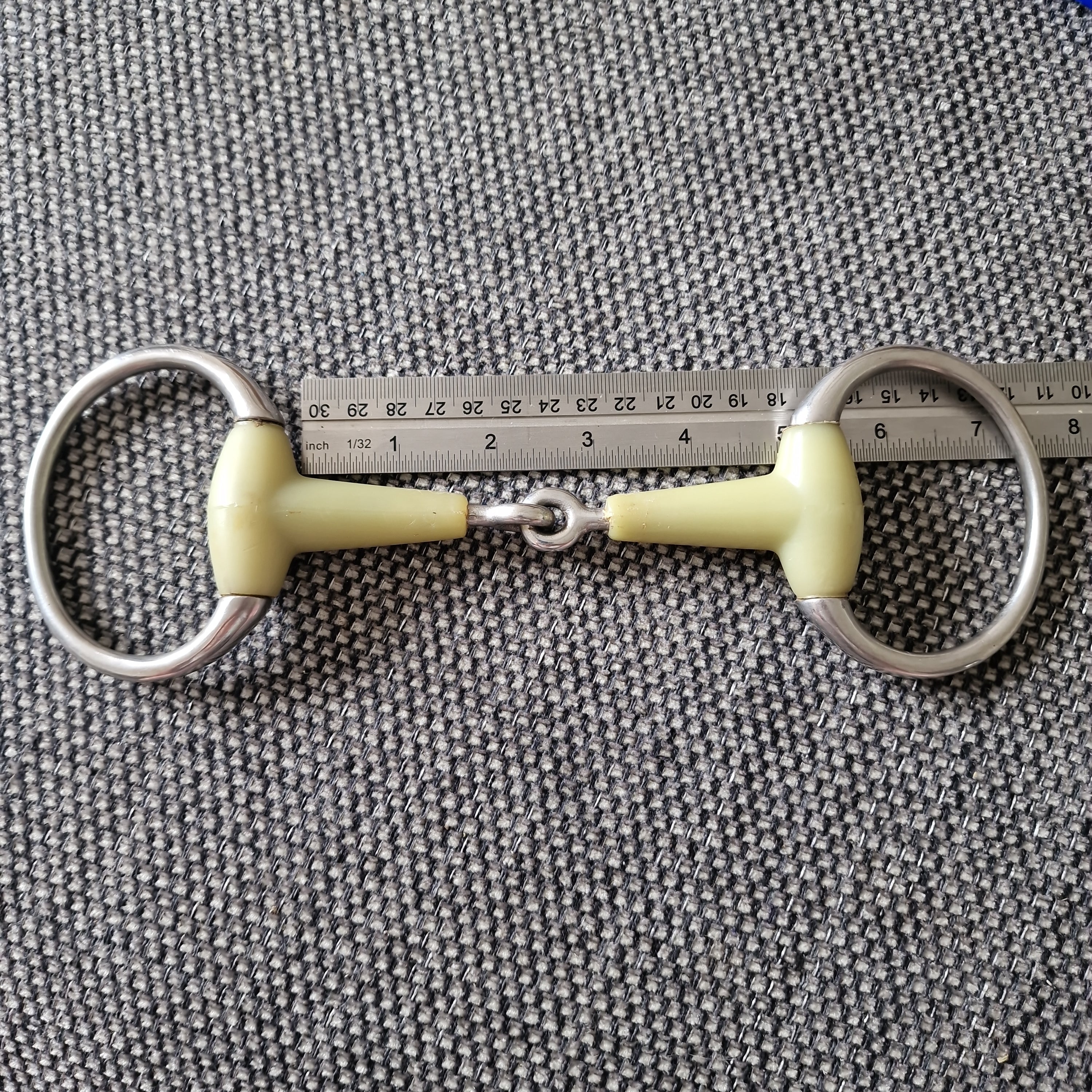 4.75" Flexi eggbutt jointed Snaffle bit B859 – The Bit Doctor