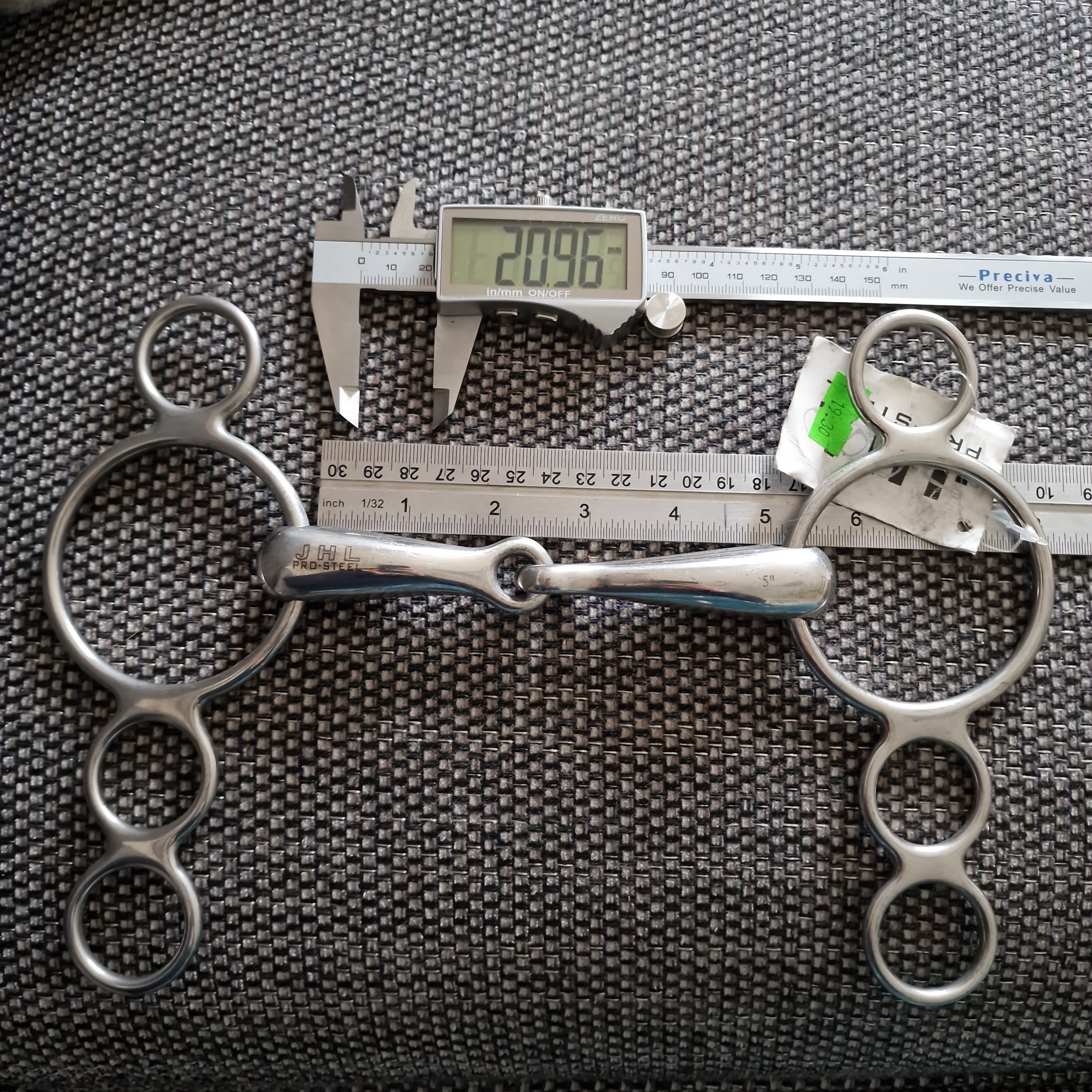 5" JHL Jointed Dutch Gag Bit - new B1047 – The Bit Doctor