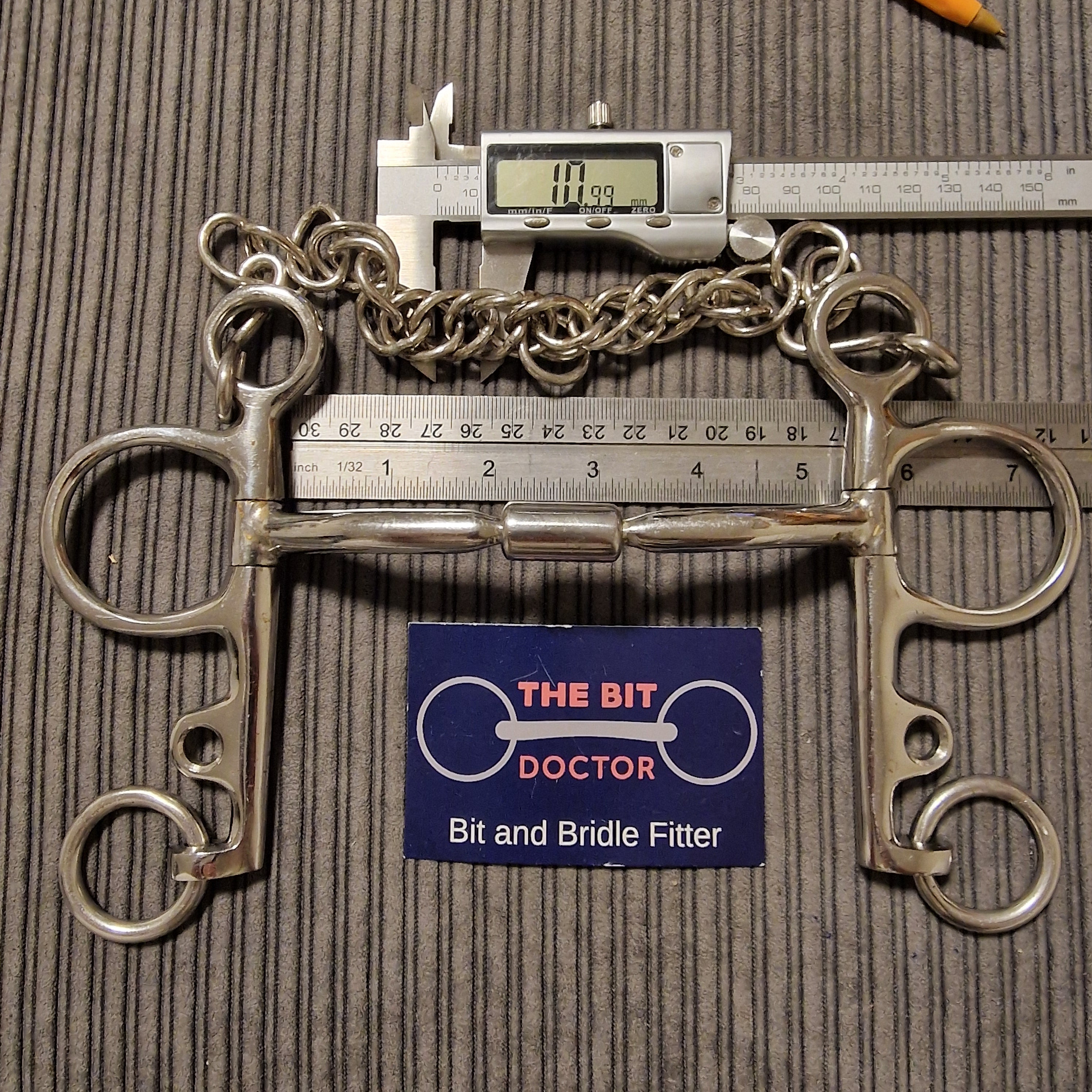 5.25" Expert Bits comfy barrel pelham bit B1089 – The Bit Doctor