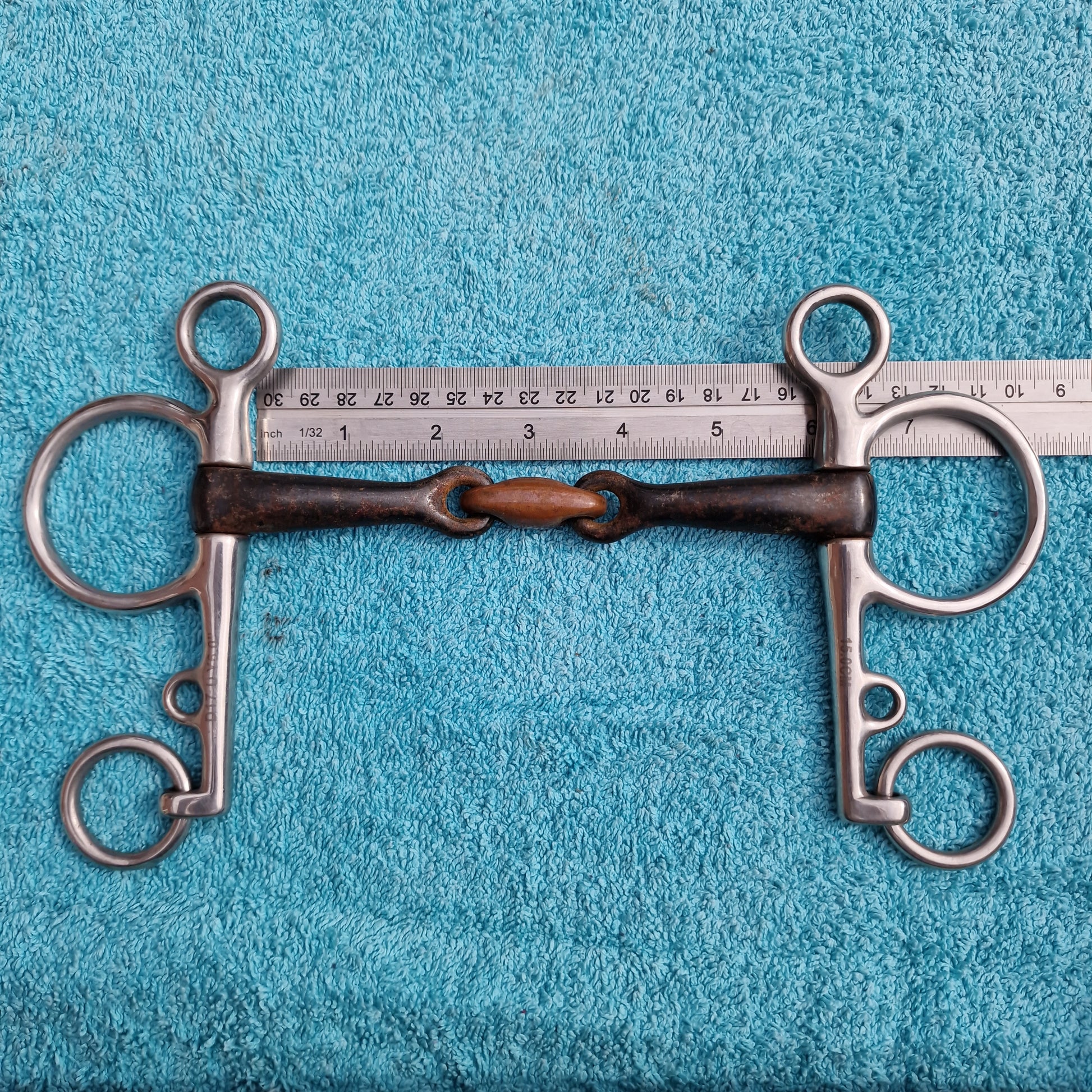 6" pelham sweet iron copper lozenge bit - B3 – The Bit Doctor