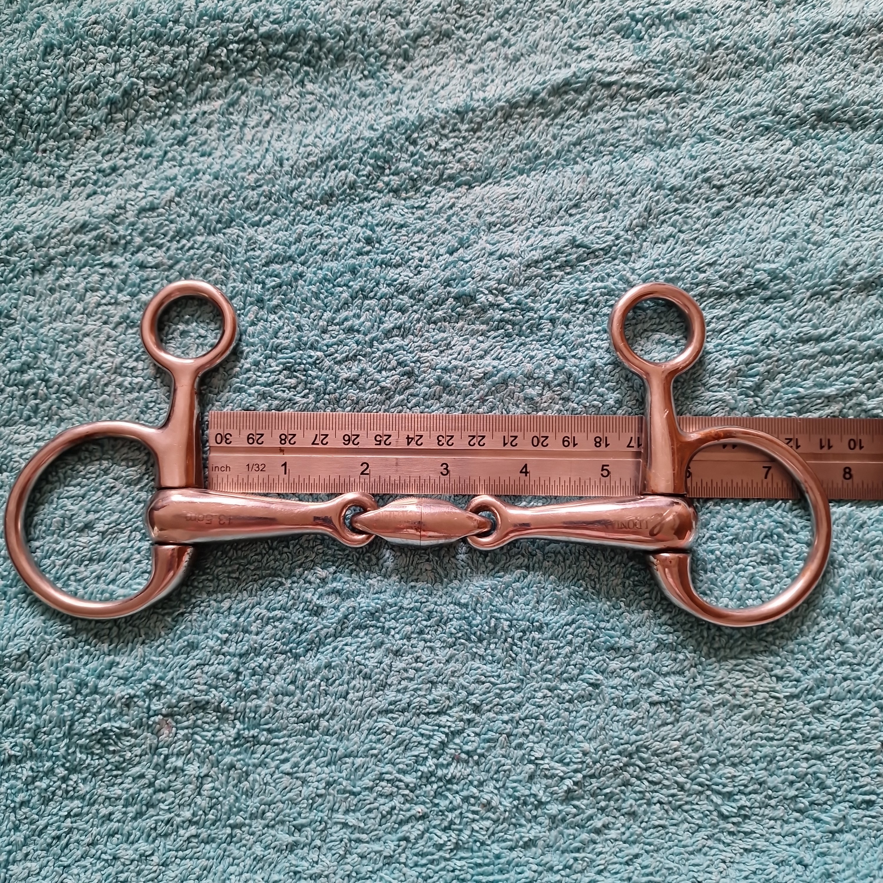 5.25" hanging cheek centre revolver lozenge Snaffle bit B47 – The Bit ...