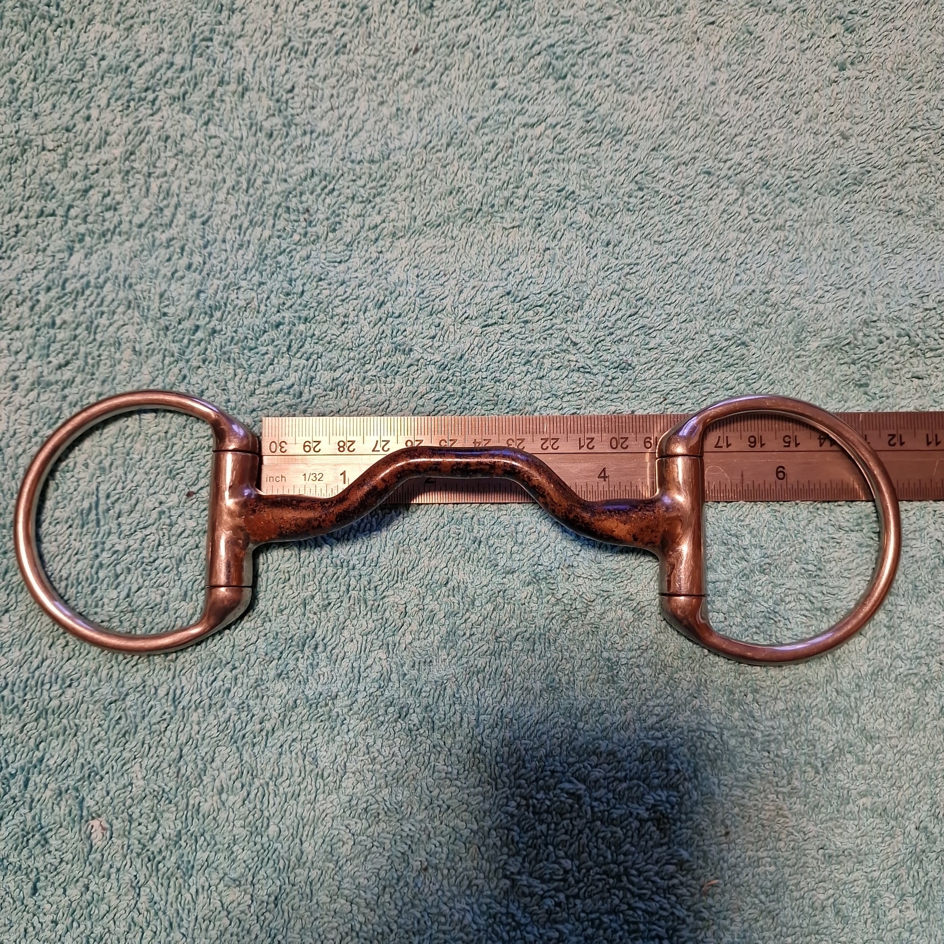 4.5" eggbutt sweet iron ported snaffle bit B57 – The Bit Doctor