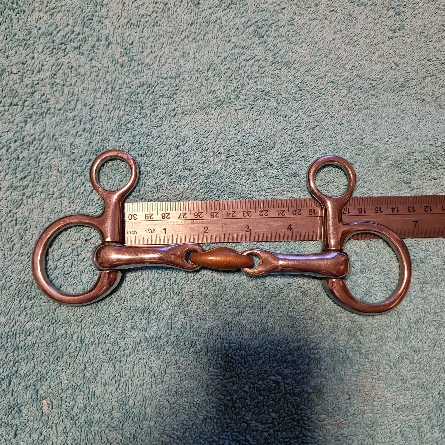 4.5" hanging cheek copper lozenge snaffle bit B58 – The Bit Doctor