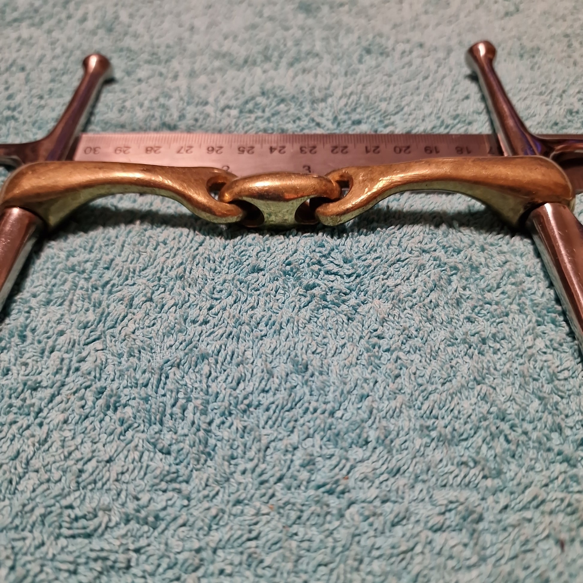 5" full cheek anatomical copper lozenge snaffle bit B73 – The Bit Doctor