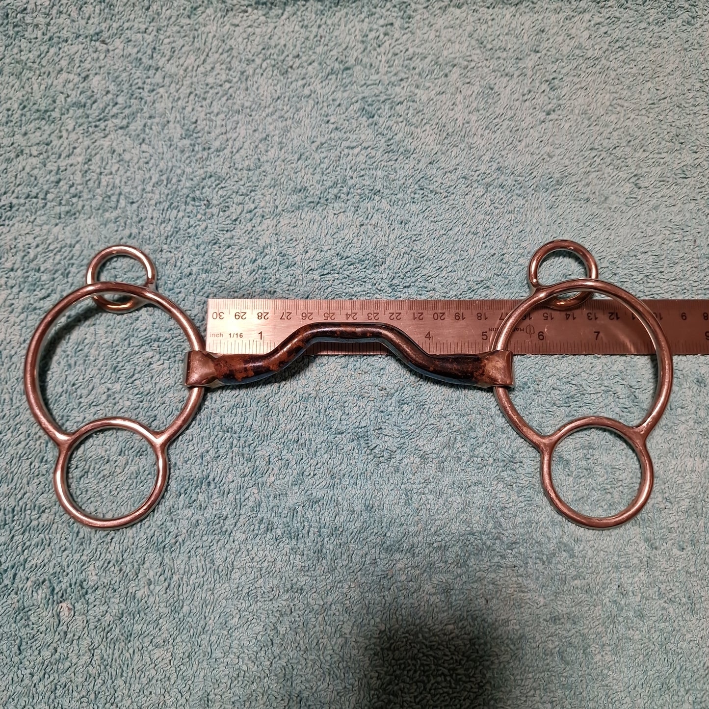 5" universal gag sweet iron ported bit B76 – The Bit Doctor