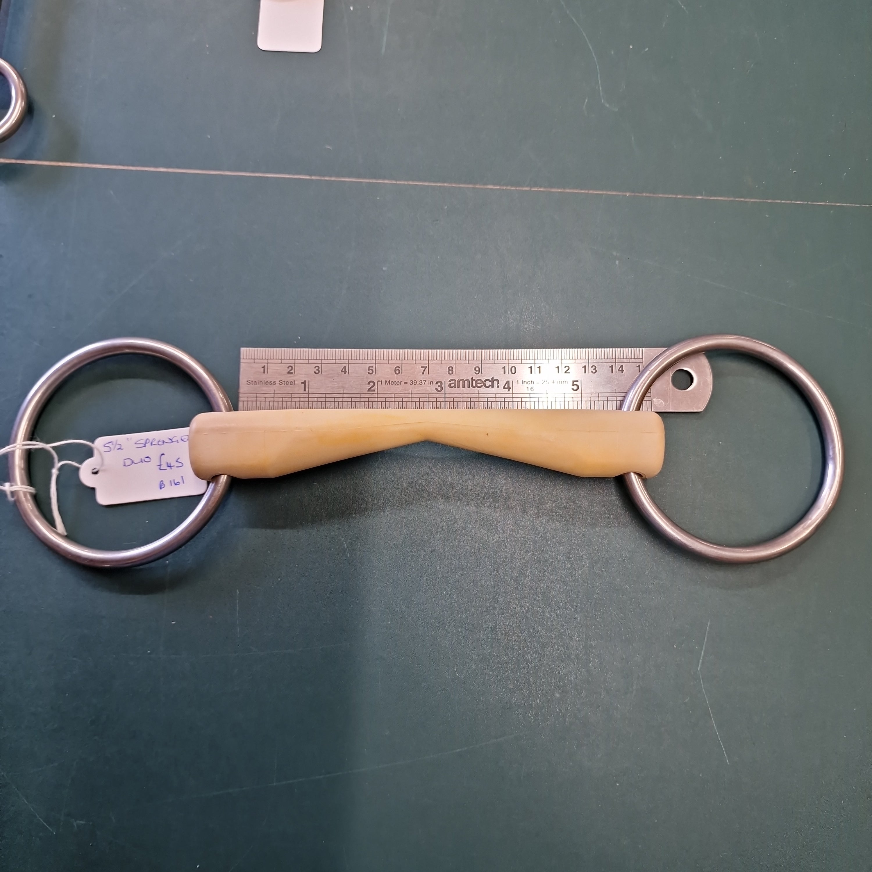 5.5" Sprenger Duo Loose Ring flexi mullen snaffle bit B161 – The Bit Doctor