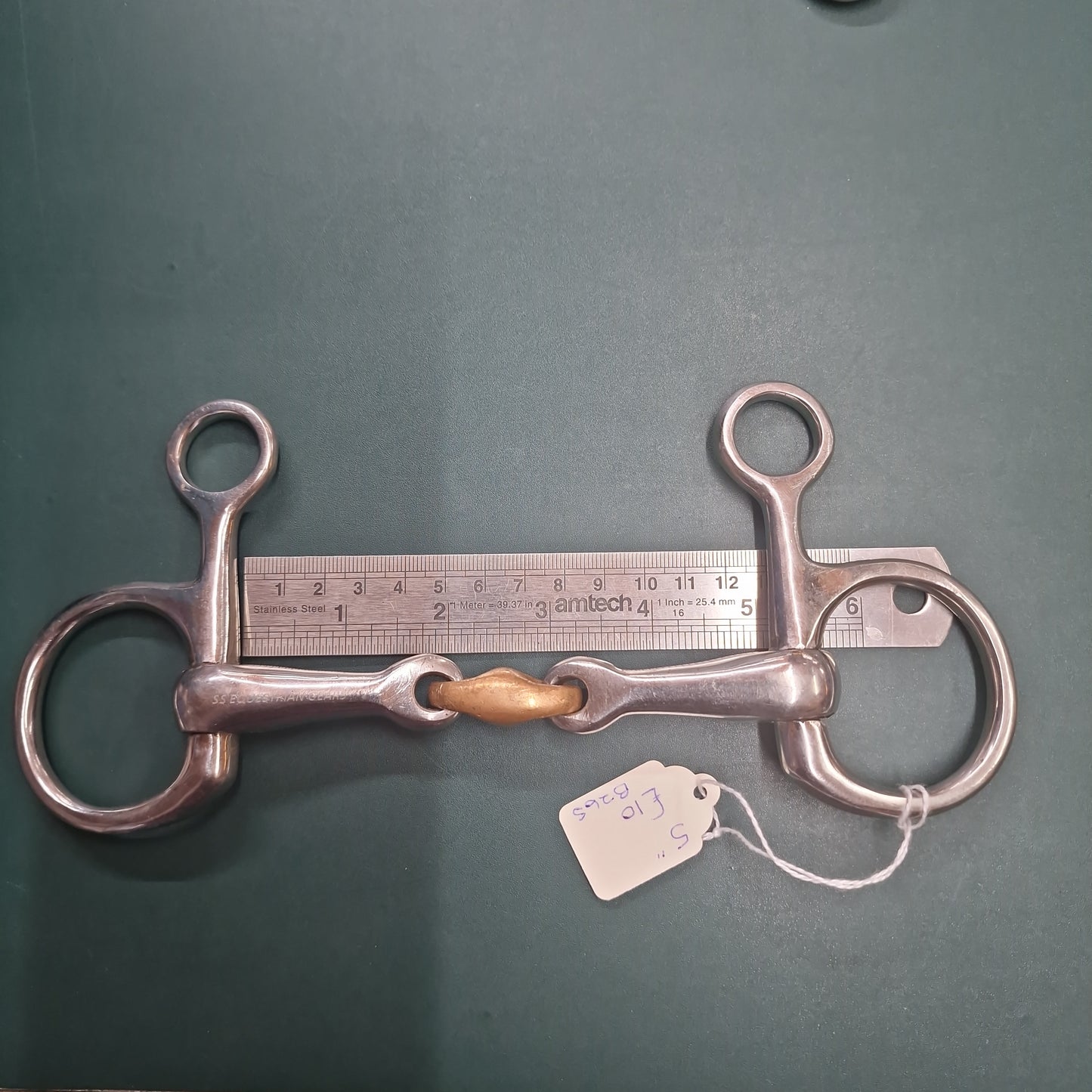 5" hanging cheek copper lozenge snaffle bit B265 – The Bit Doctor