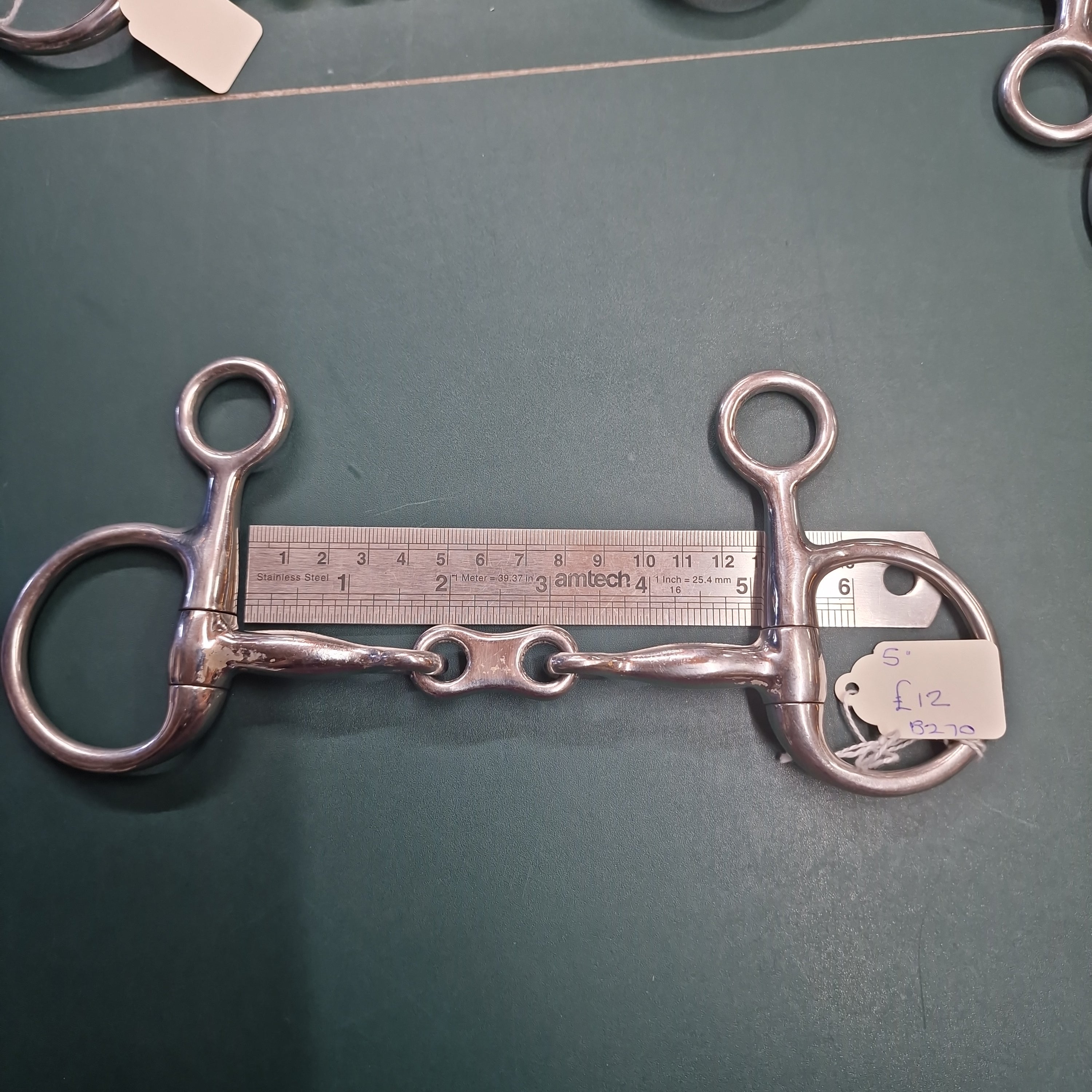 5" hanging cheek french link snaffle bit B270 – The Bit Doctor