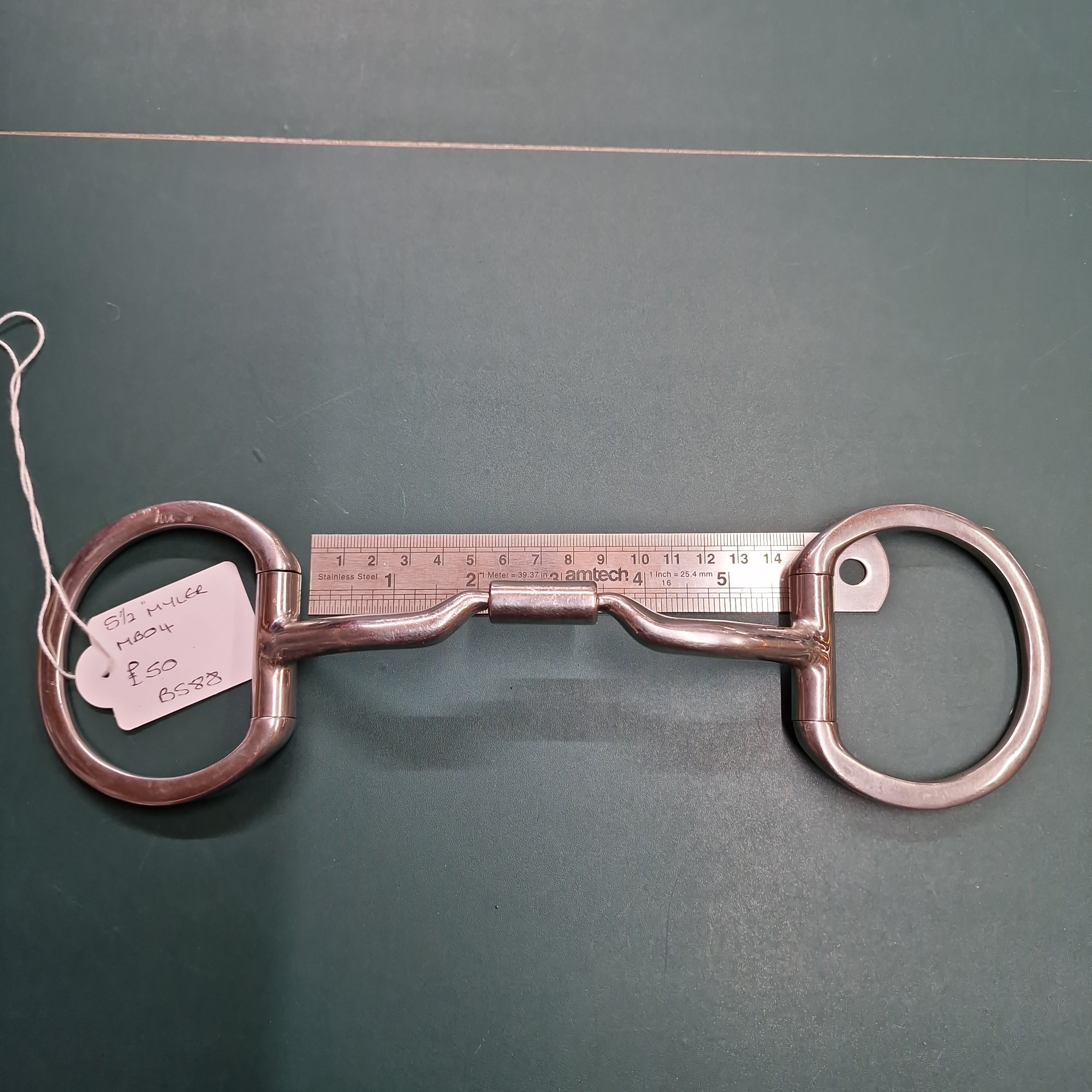 5.5" Myler MB04 eggbutt snaffle bit B588 – The Bit Doctor