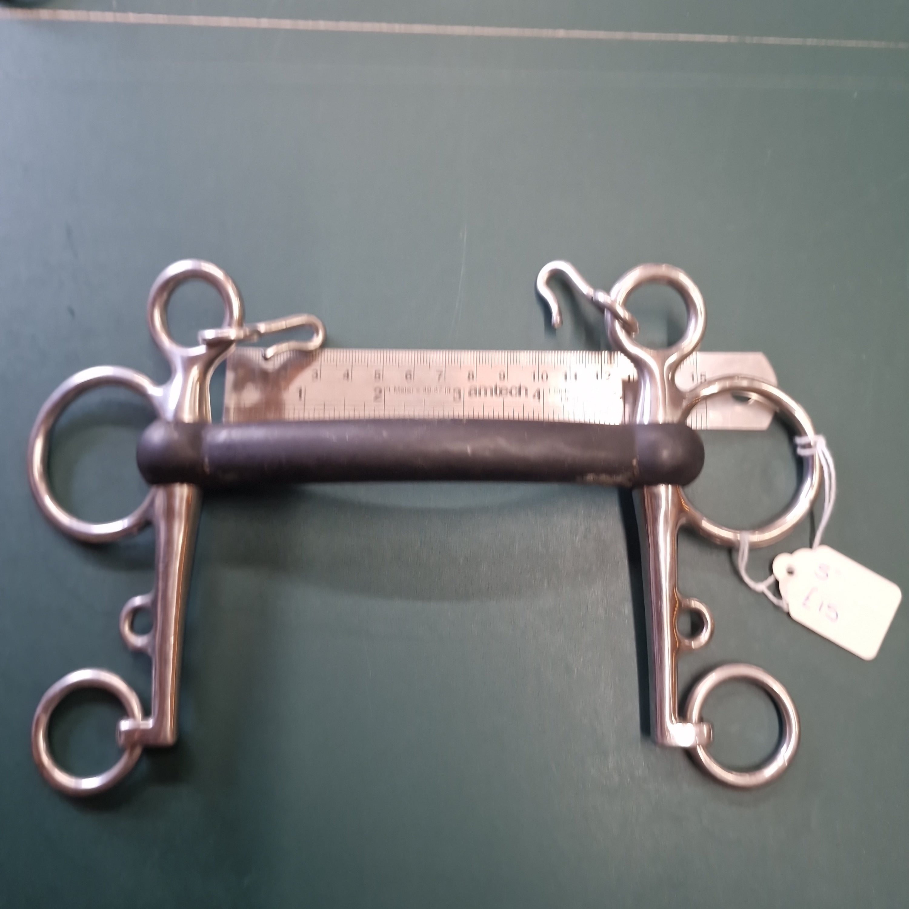 5" hard rubber pelham bit B599 – The Bit Doctor