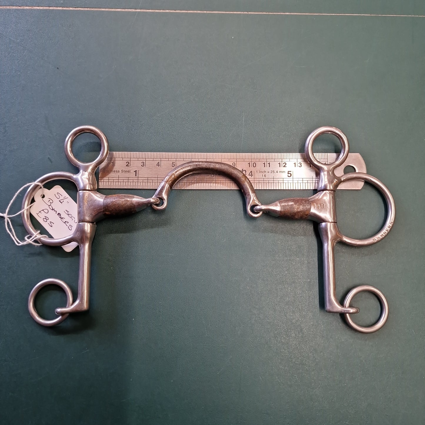 5.5" Bombers Segundo Ported pelham bit B609 – The Bit Doctor