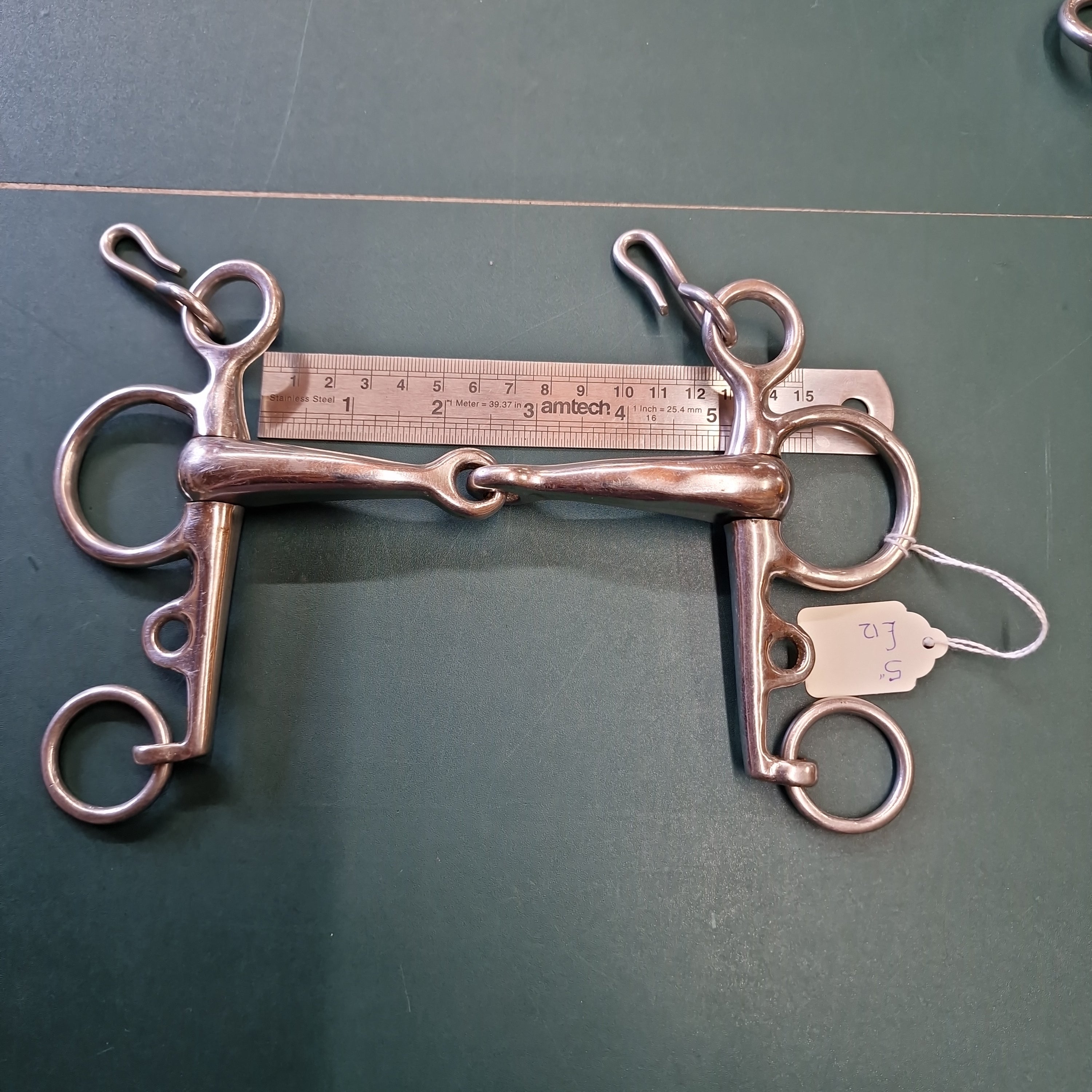 5" pelham jointed bit B613 – The Bit Doctor