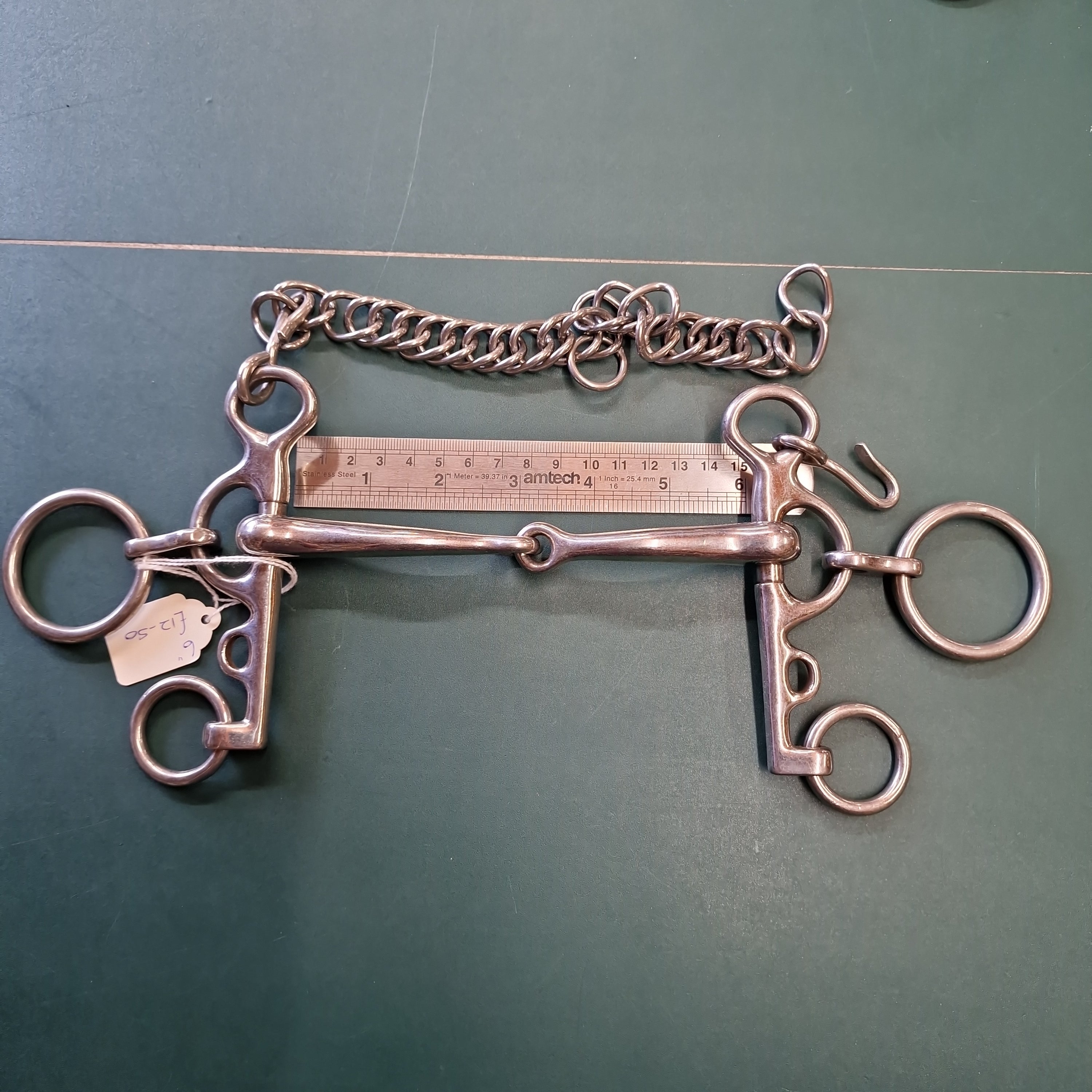 6" rugby pelham jointed bit B614 – The Bit Doctor