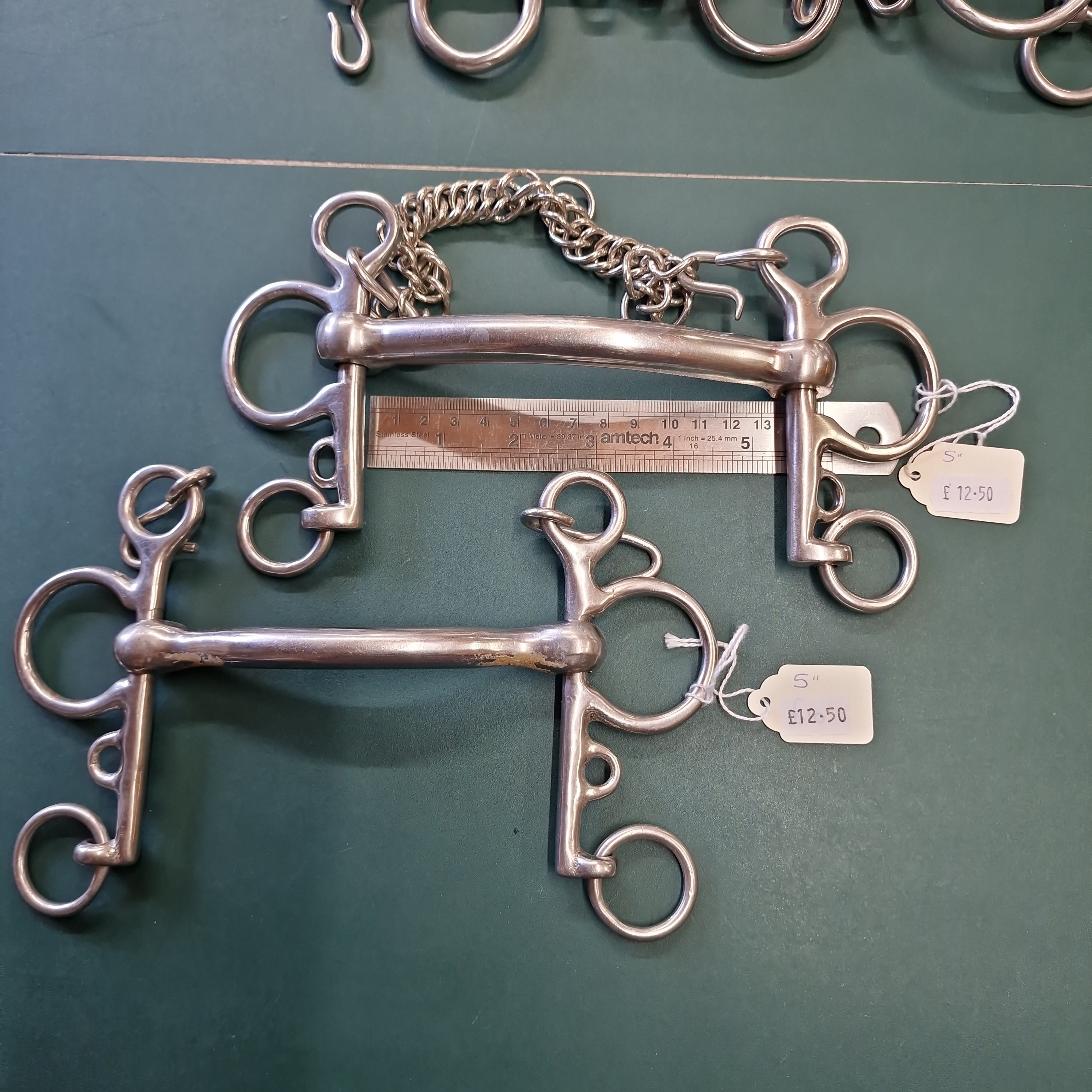 5" pelham mullen sliding cheek bit B618 – The Bit Doctor