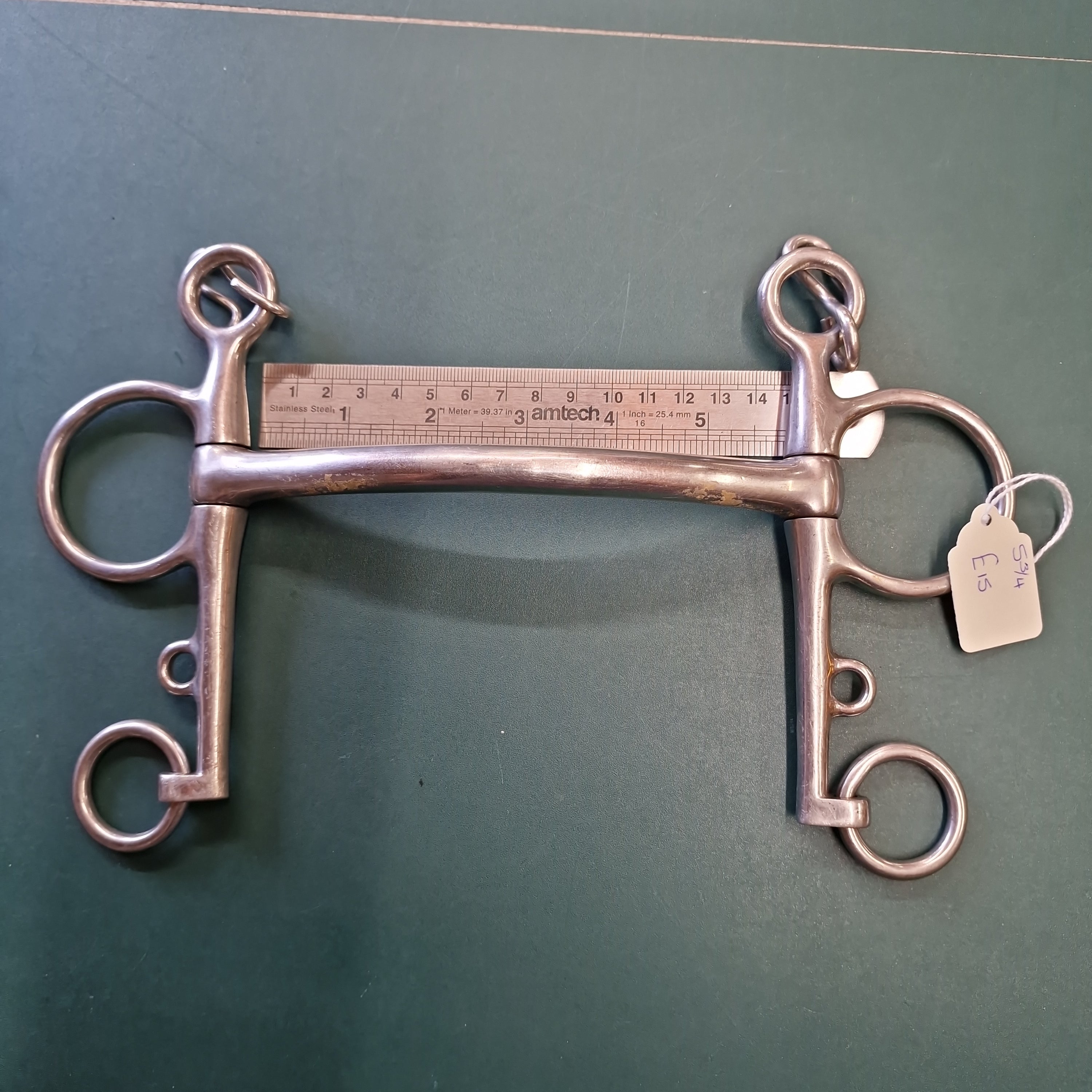 5.75" pelham mullen bit B623 – The Bit Doctor