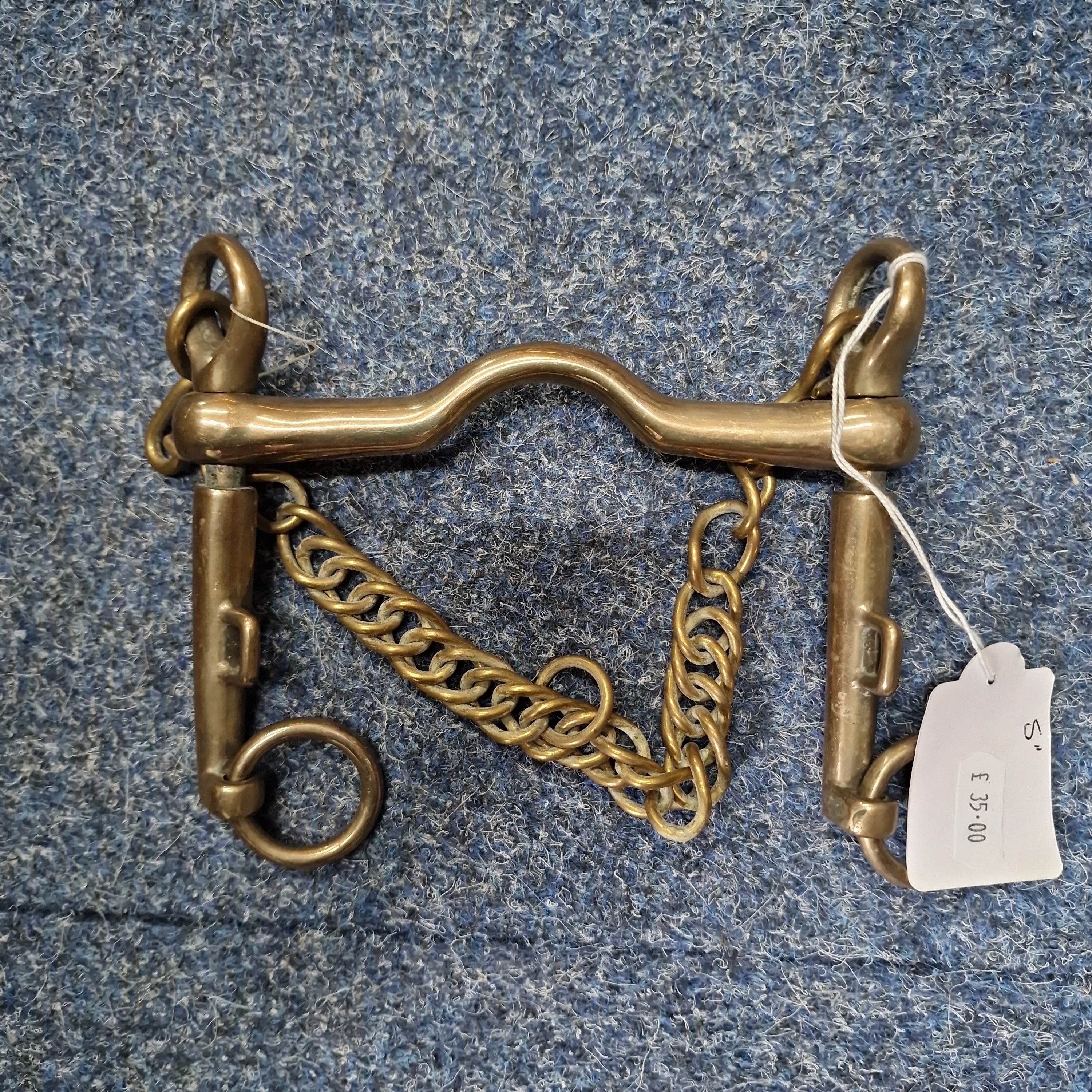 5" brass weymouth bit B665 – The Bit Doctor