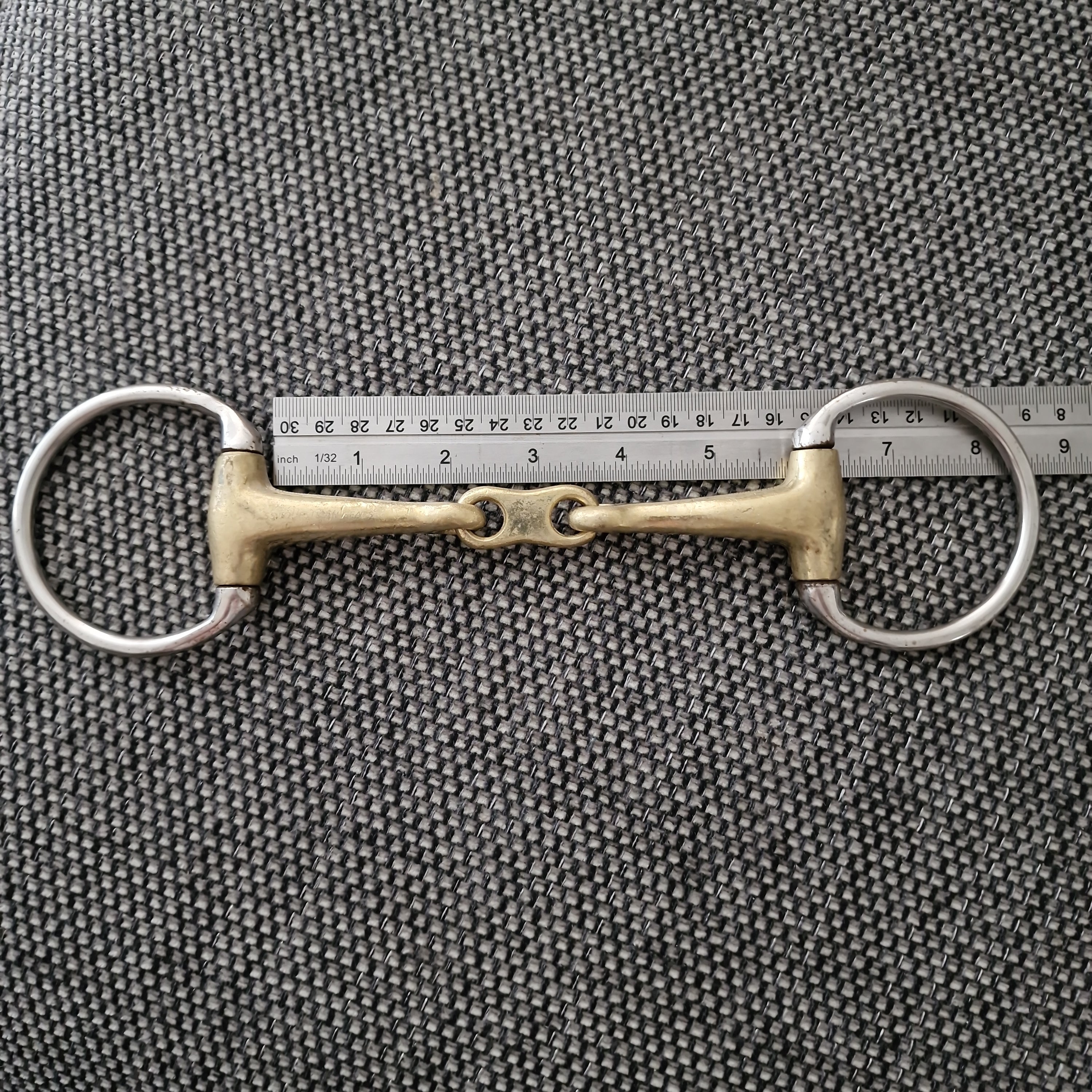 5.75" Eggbutt Copper French Link Snaffle bit B745 – The Bit Doctor