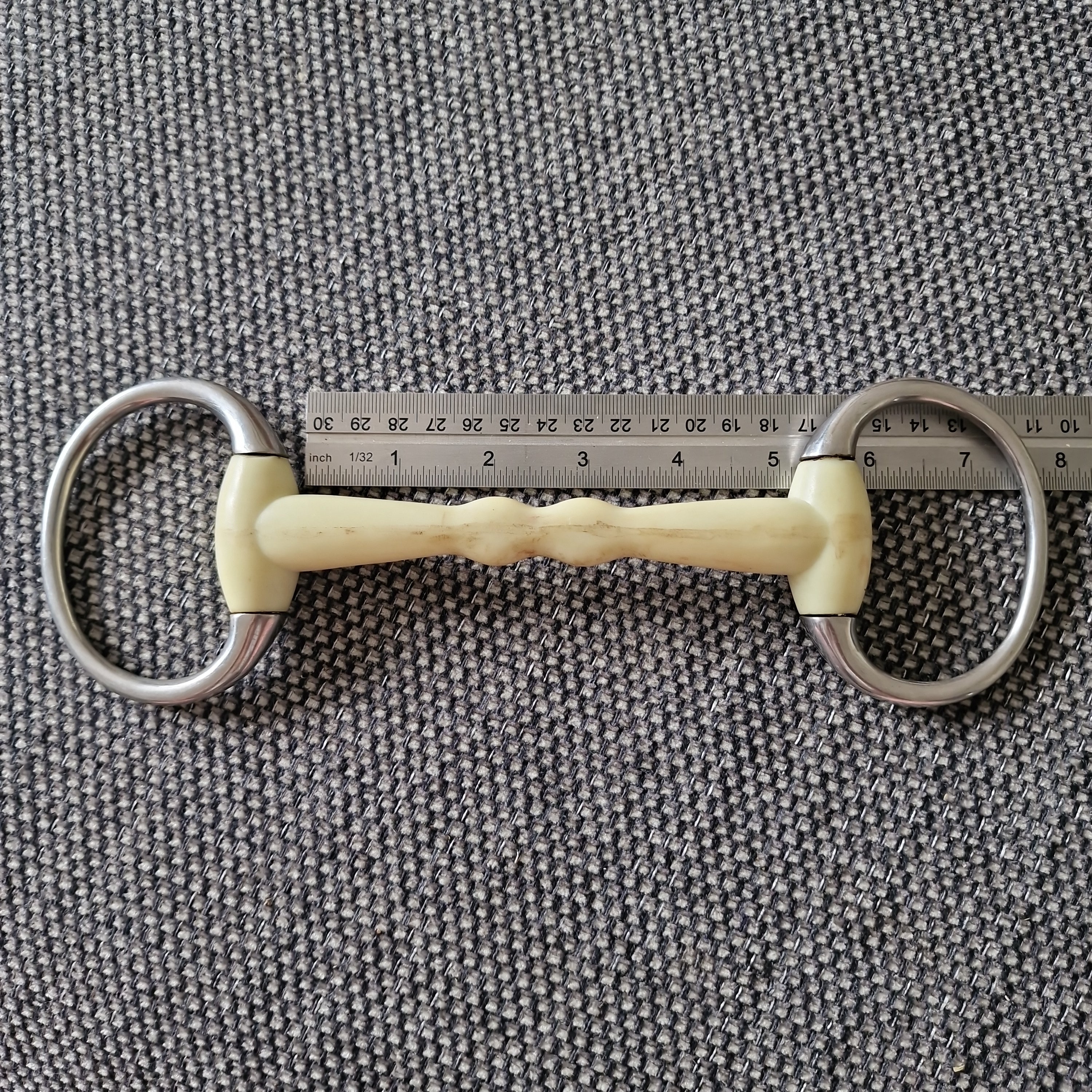 5" Flexi mullen eggbutt Snaffle bit B857 – The Bit Doctor