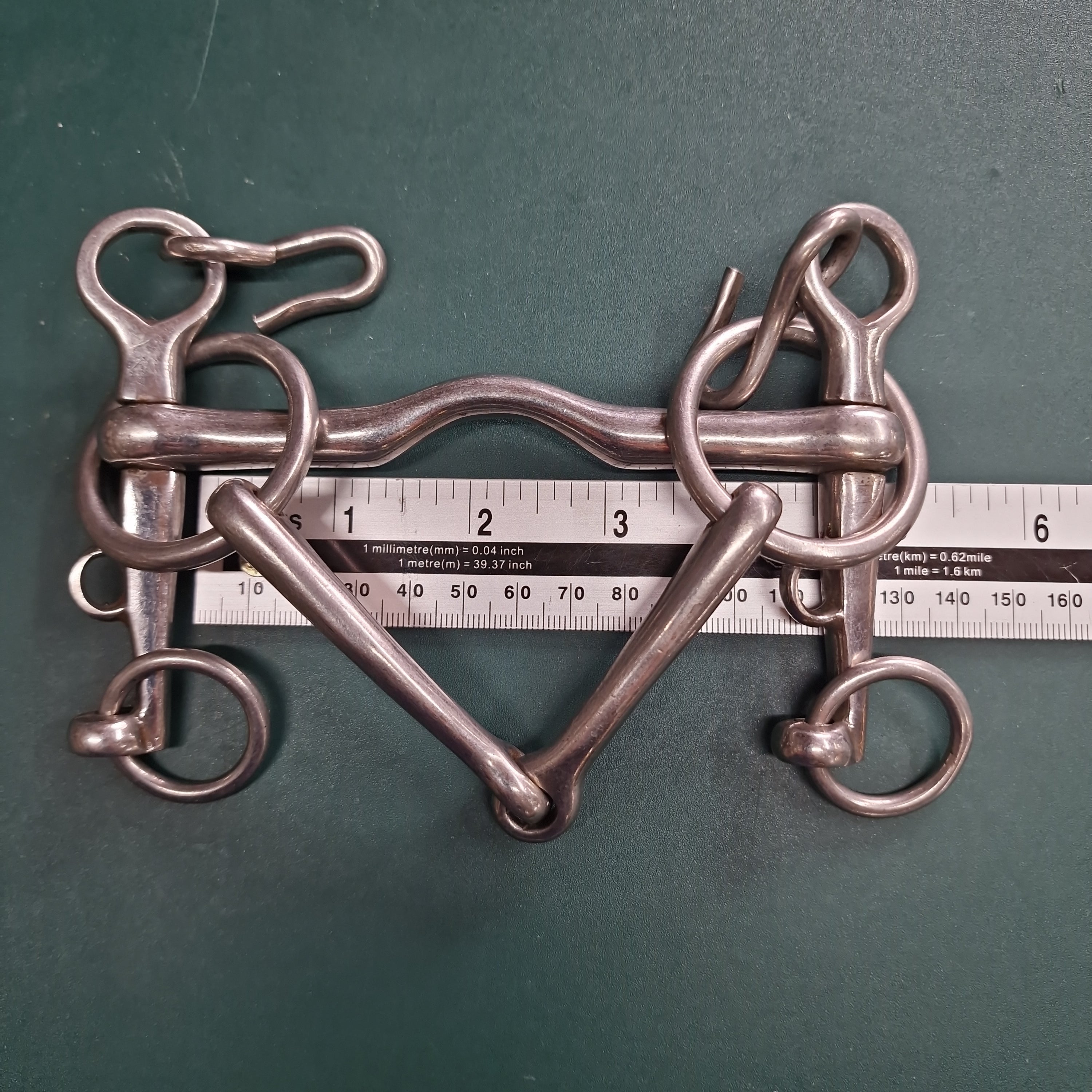4.5" fylde neat weymouth double bridle set bit B901 – The Bit Doctor