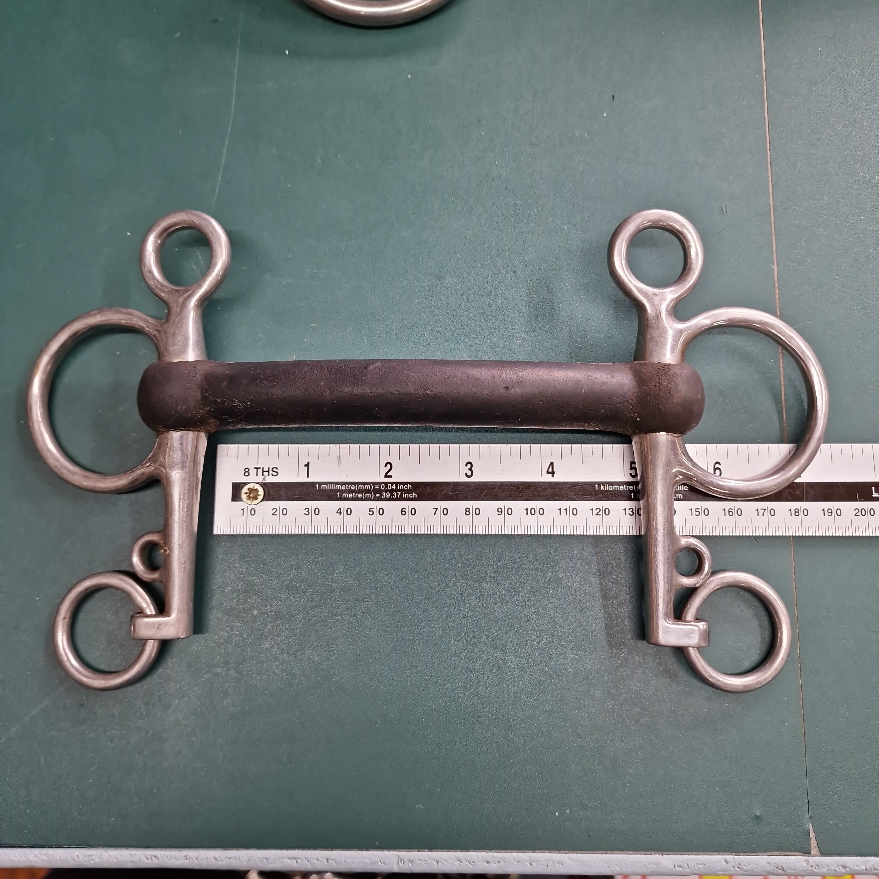 5" rubber pelham bit B902 – The Bit Doctor