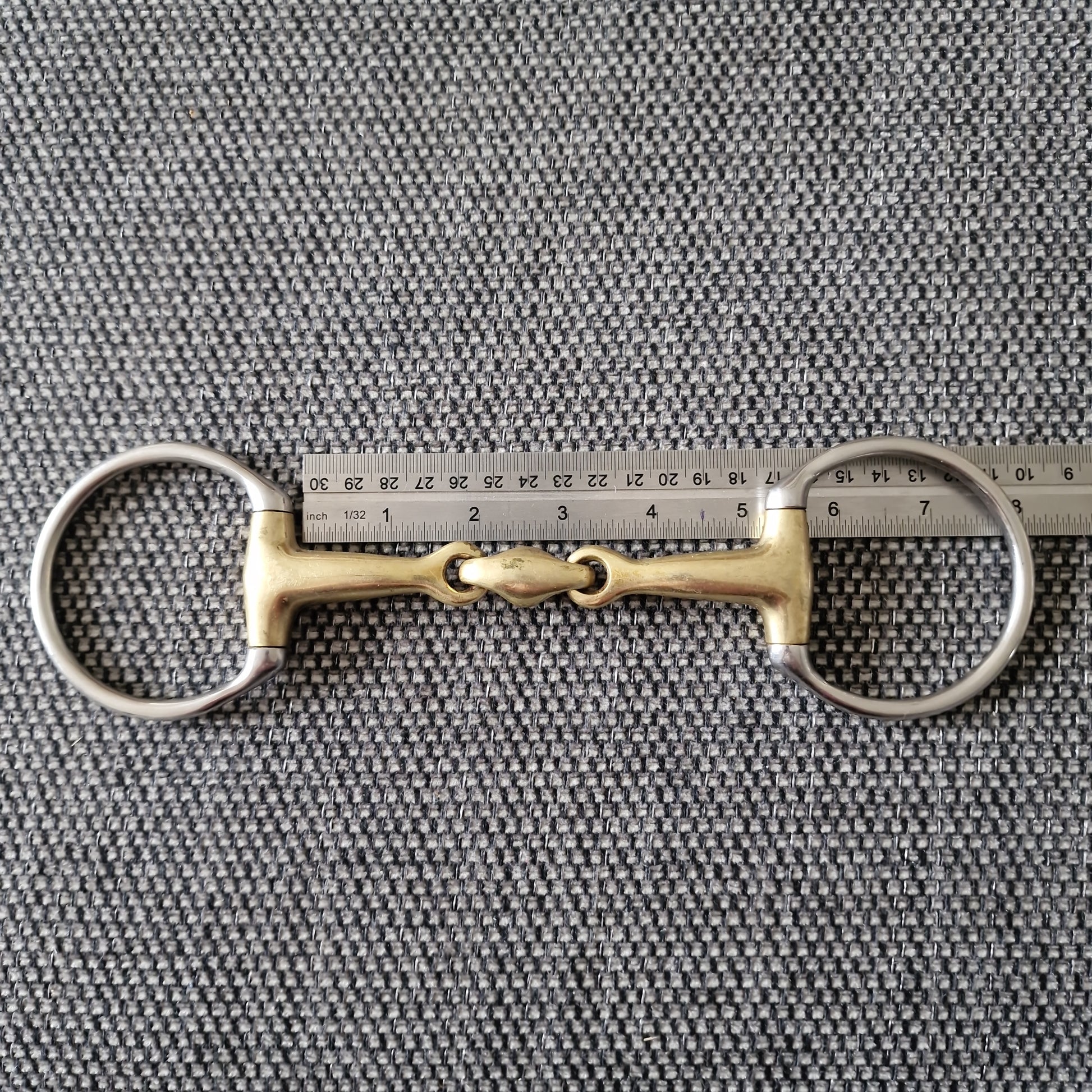 5" Eggbutt Copper Lozenge Snaffle Bit B909 – The Bit Doctor