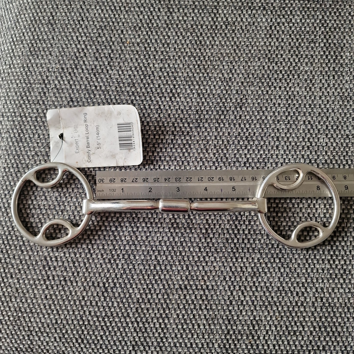 5.5" Expert Bits Bevel Comfy Barrel Snaffle bit B290 – The Bit Doctor