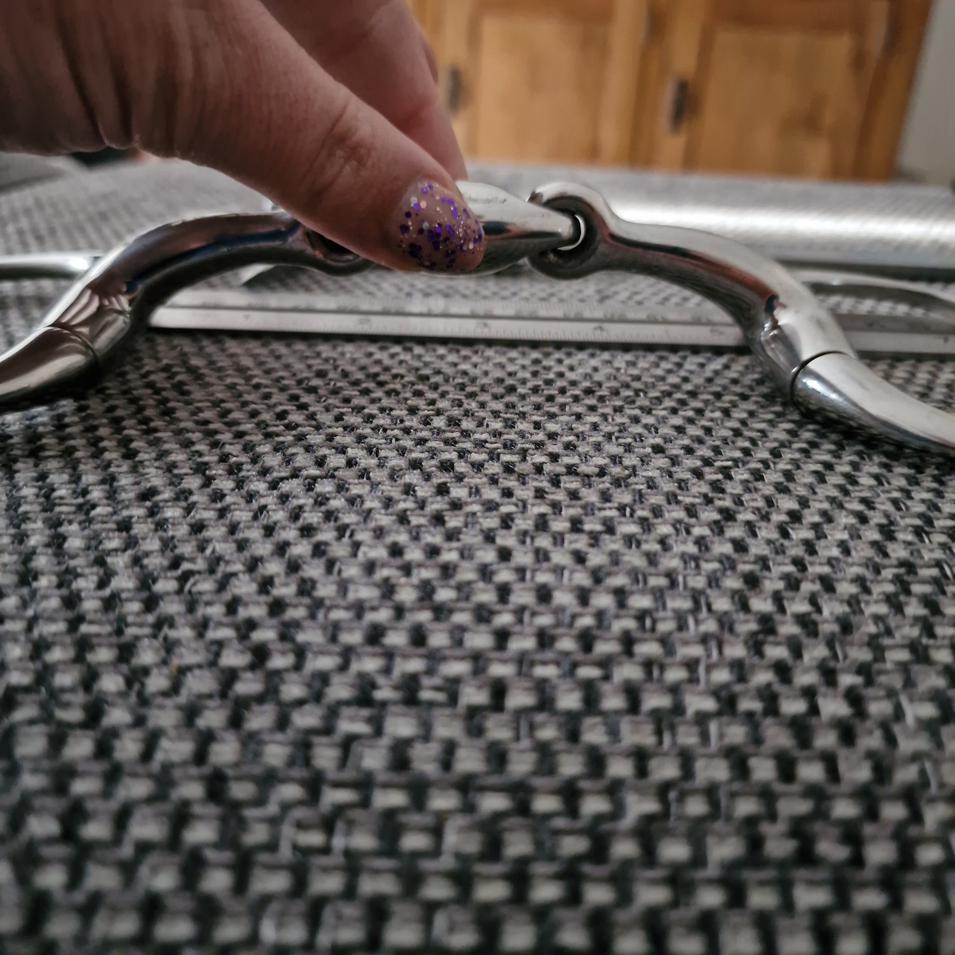 5" Korsteel Curve Eggbutt Lozenge Anatomical Snaffle bit B216 – The Bit ...