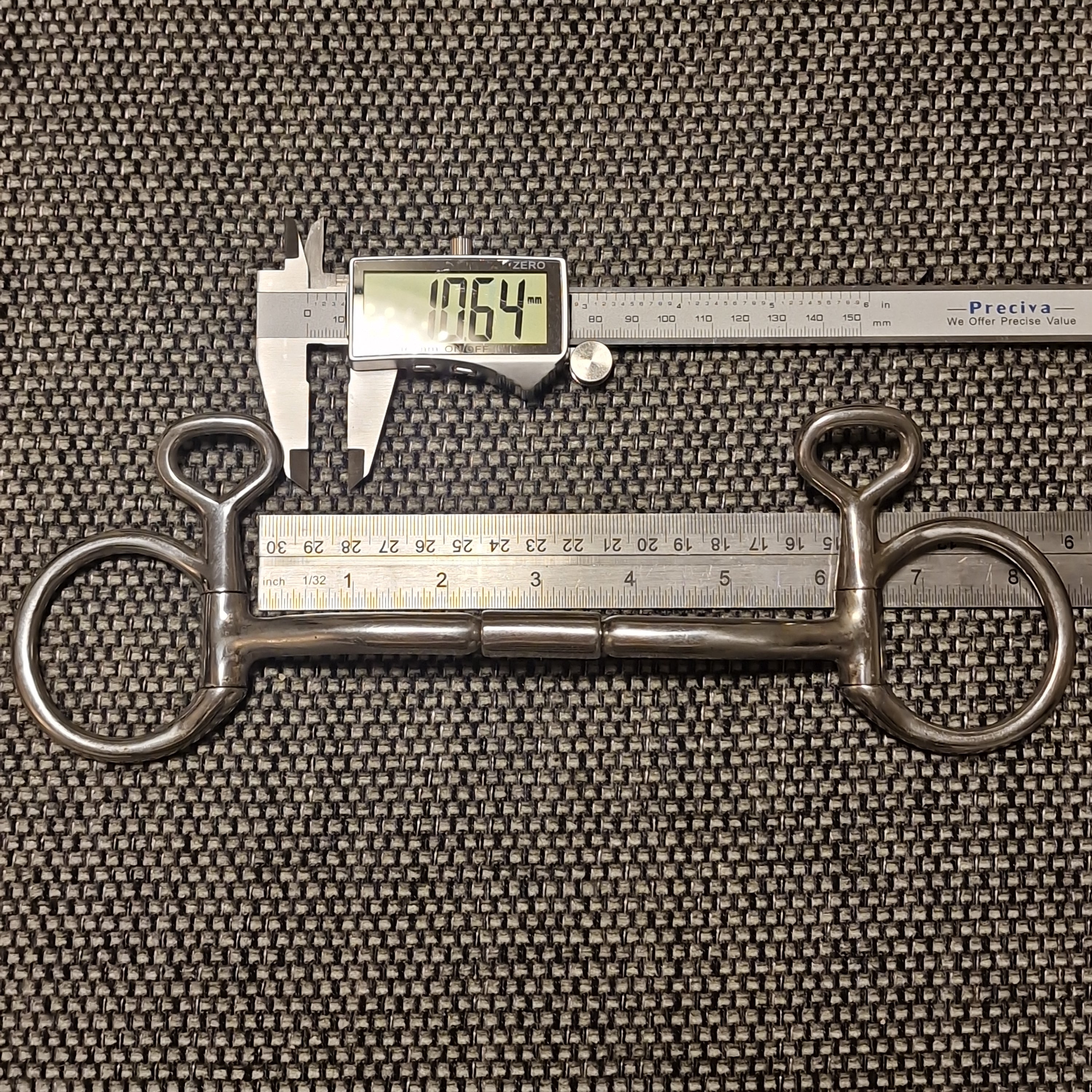 6" Myler MB32 mullen barrel hanging cheek snaffle bit B51 – The Bit Doctor