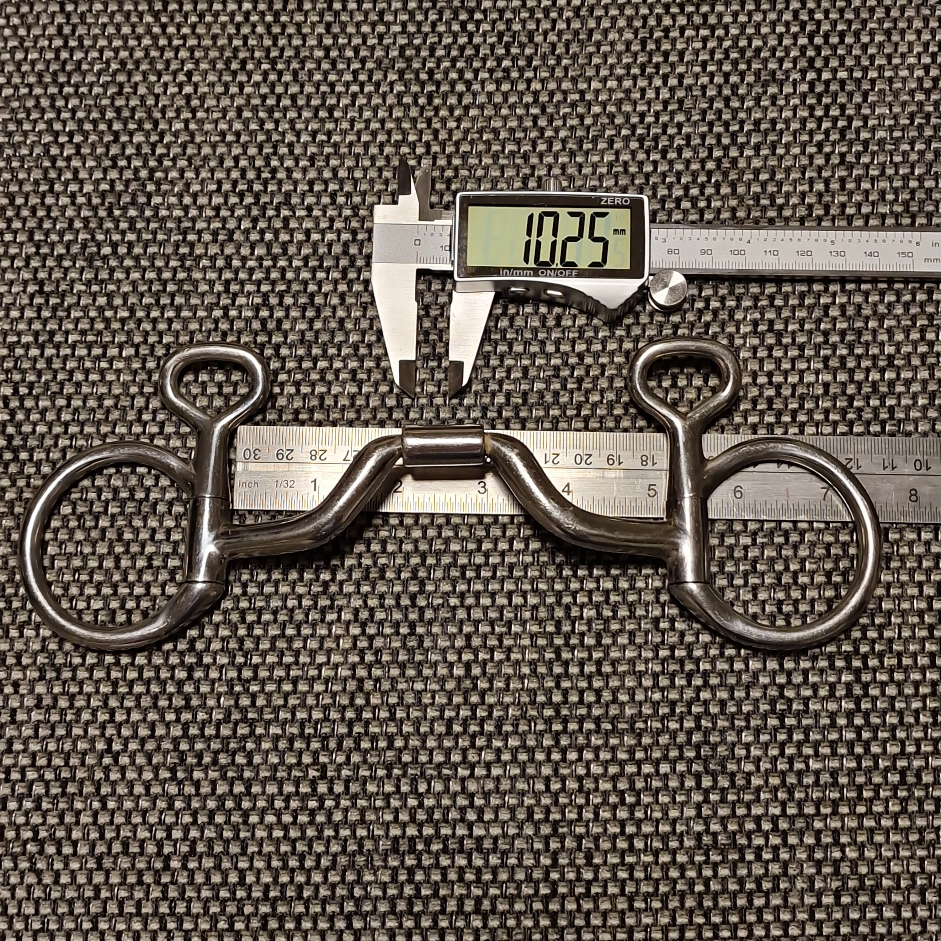 5" Myler MB33 Hanging Cheek snaffle bit B229 – The Bit Doctor