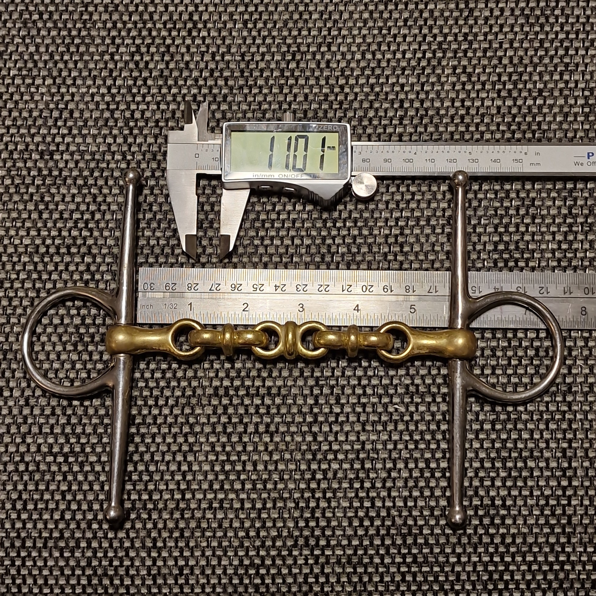 5.5" Neue Schule Waterford Full cheek snaffle bit B670 – The Bit Doctor