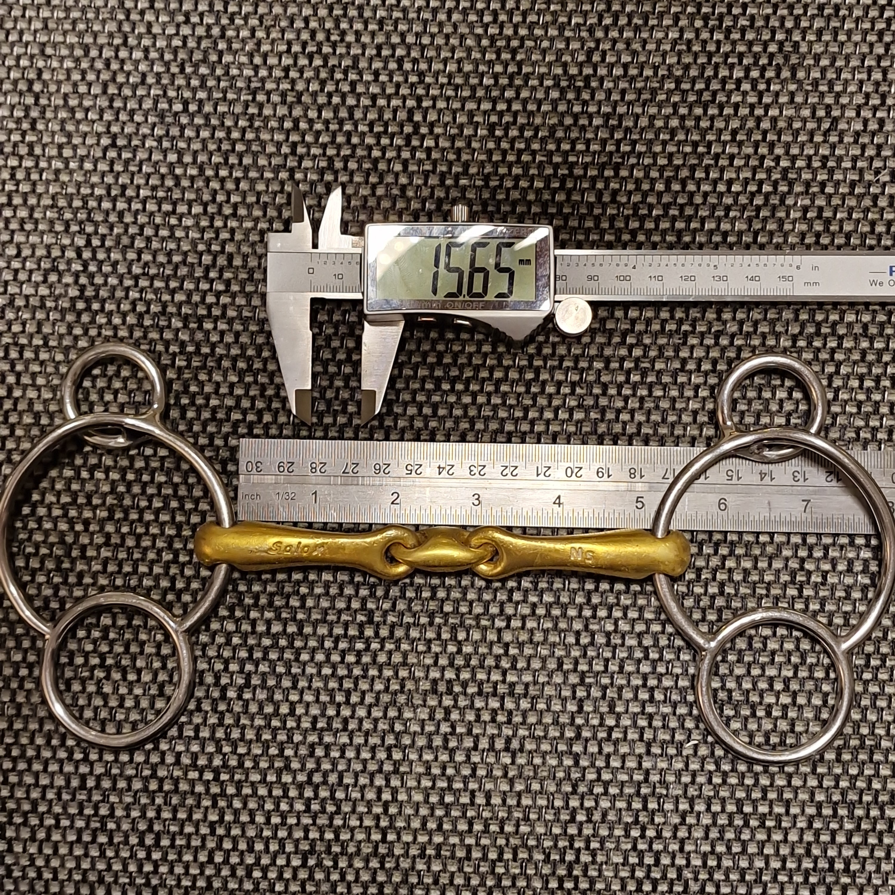 5" neue schule transangle lozenge universal gag bit B825 – The Bit Doctor