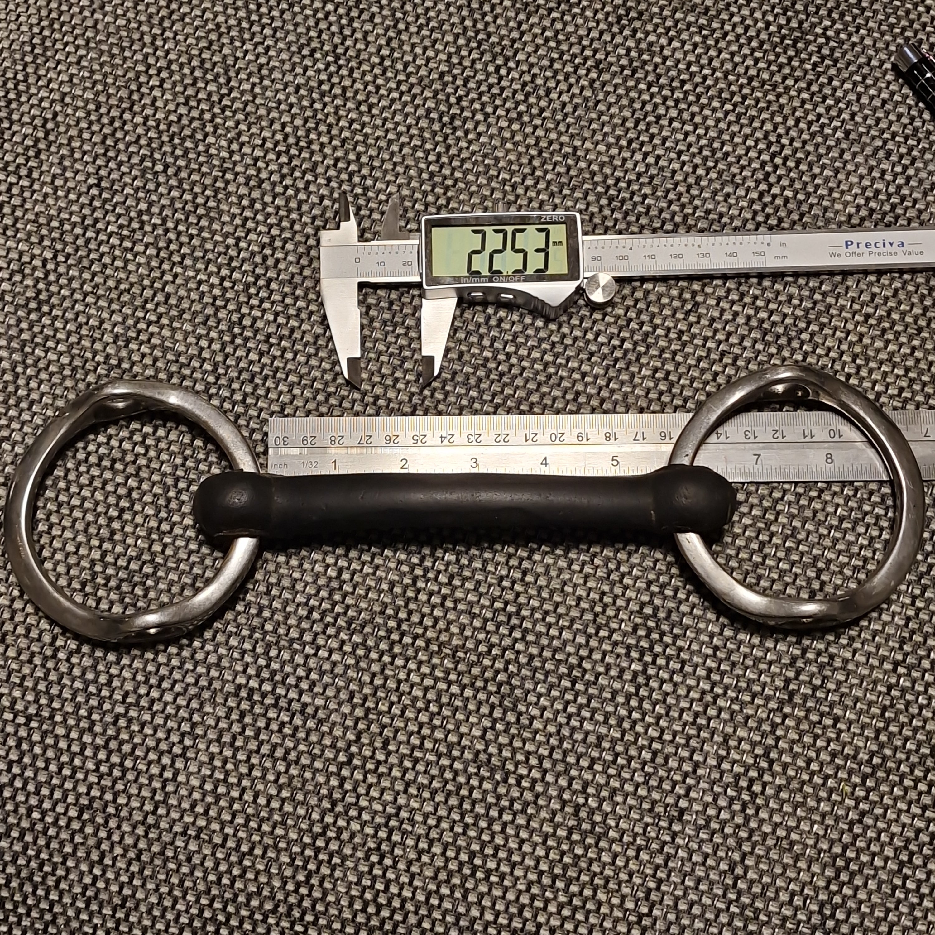 5.5" Abbey Balding gag soft bendy rubber gag bit B662 – The Bit Doctor