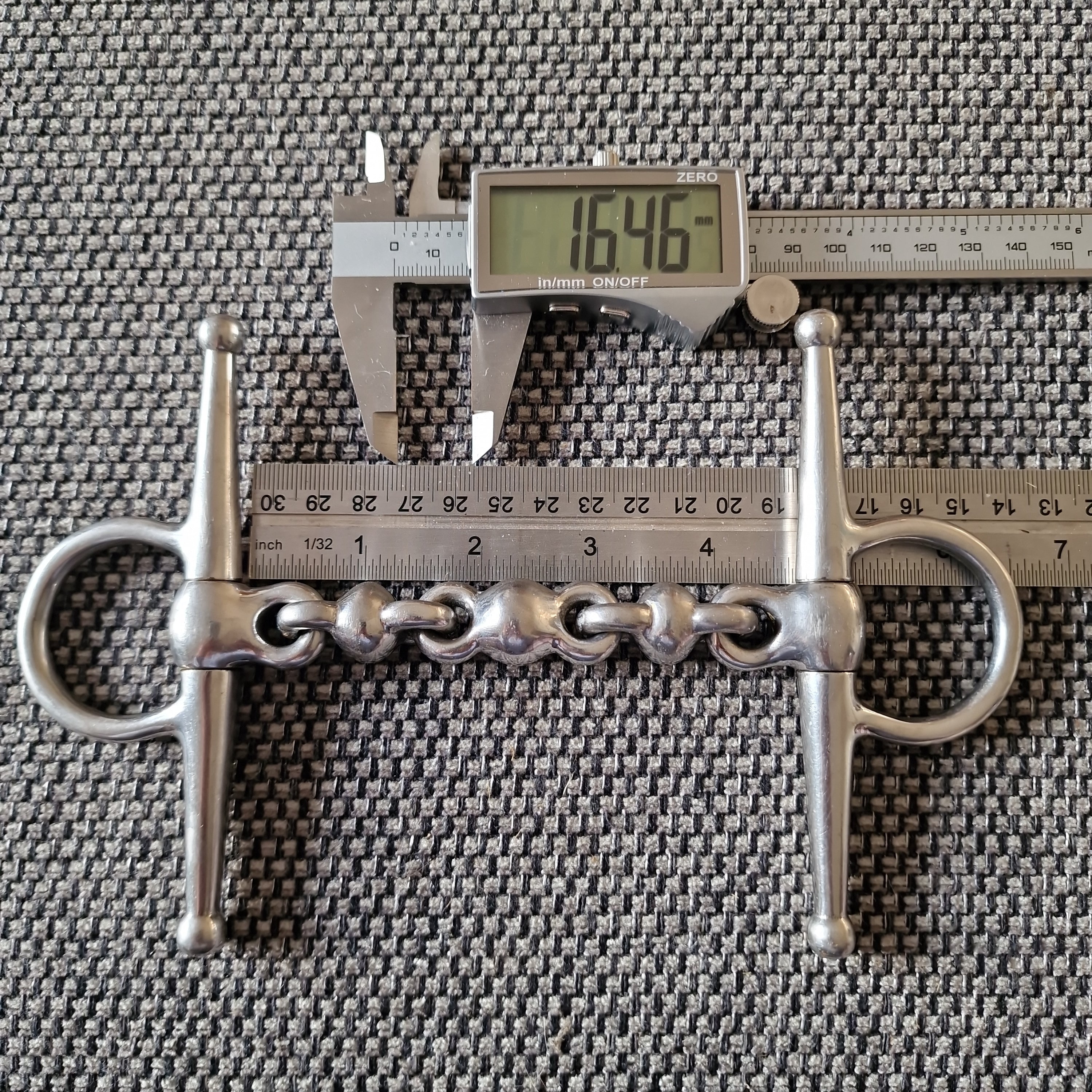 4.5" Fylde Full Cheek Waterford Snaffle bit neat pony sides B876 – The ...