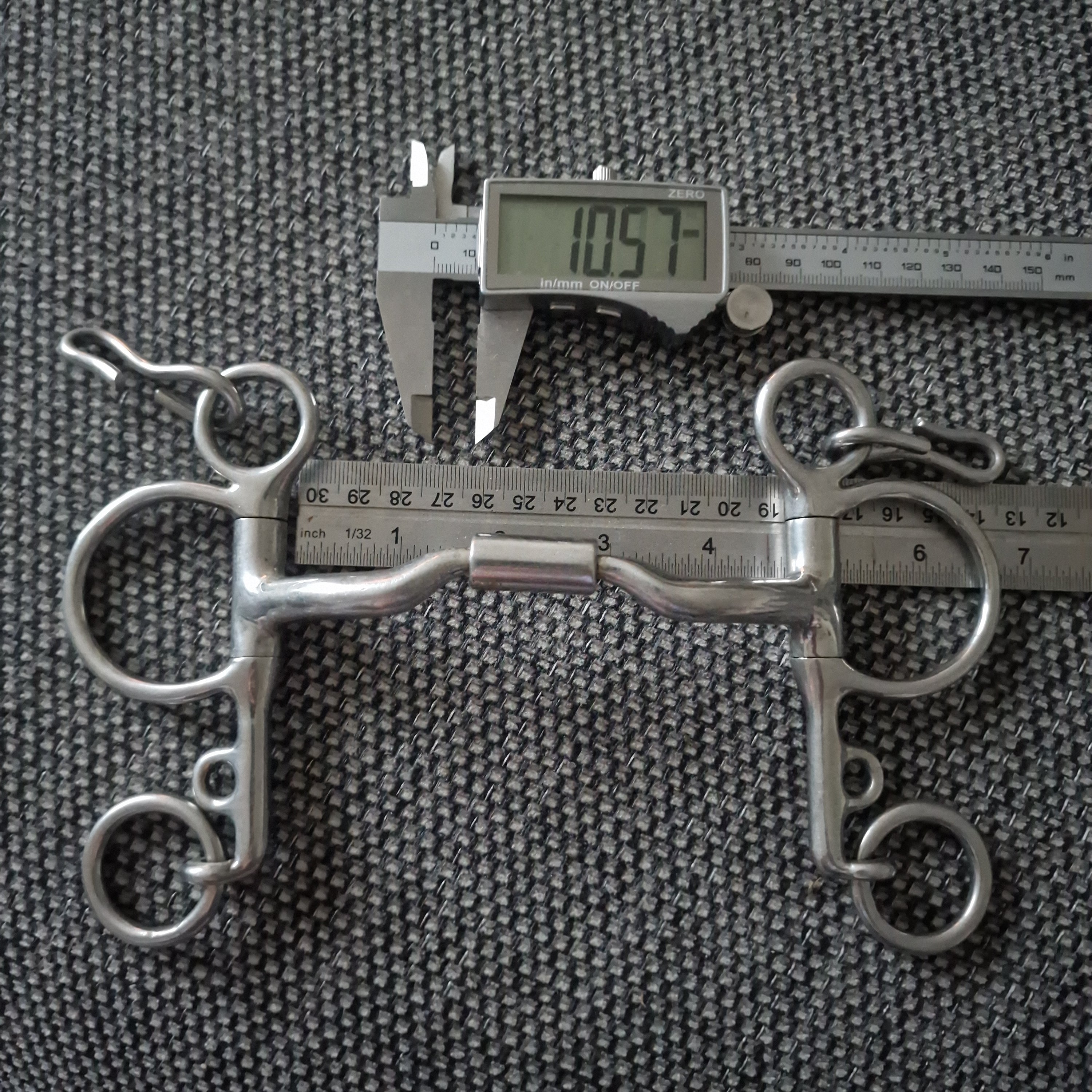 4.5" Myler MB04 pelham bit B965 – The Bit Doctor