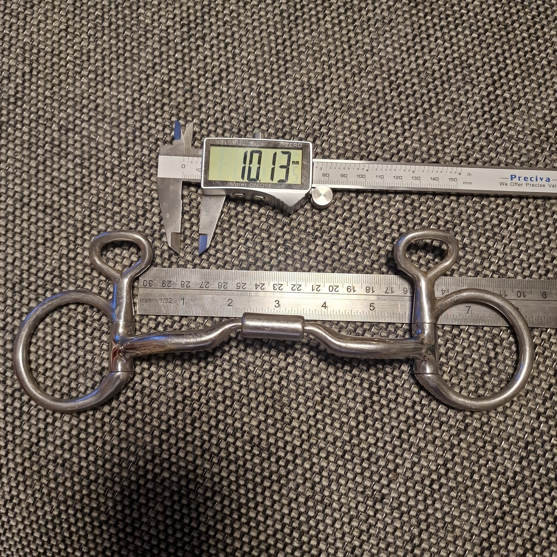 5.5" Myler MB04 Hanging Cheek snaffle bit B148 – The Bit Doctor