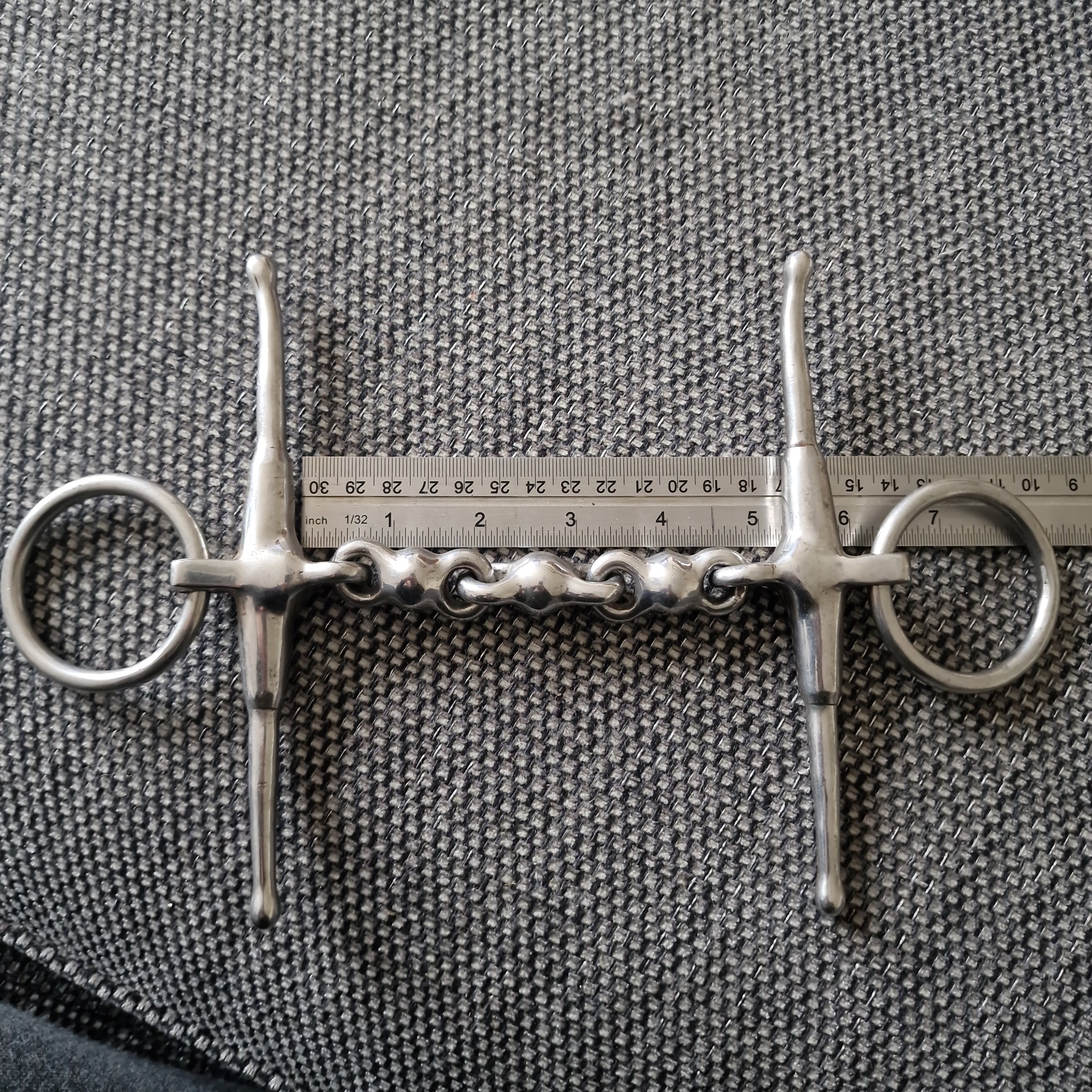 5.25" Abbey Bits Custom waterford fulmer Snaffle Bit B1038 – The Bit Doctor