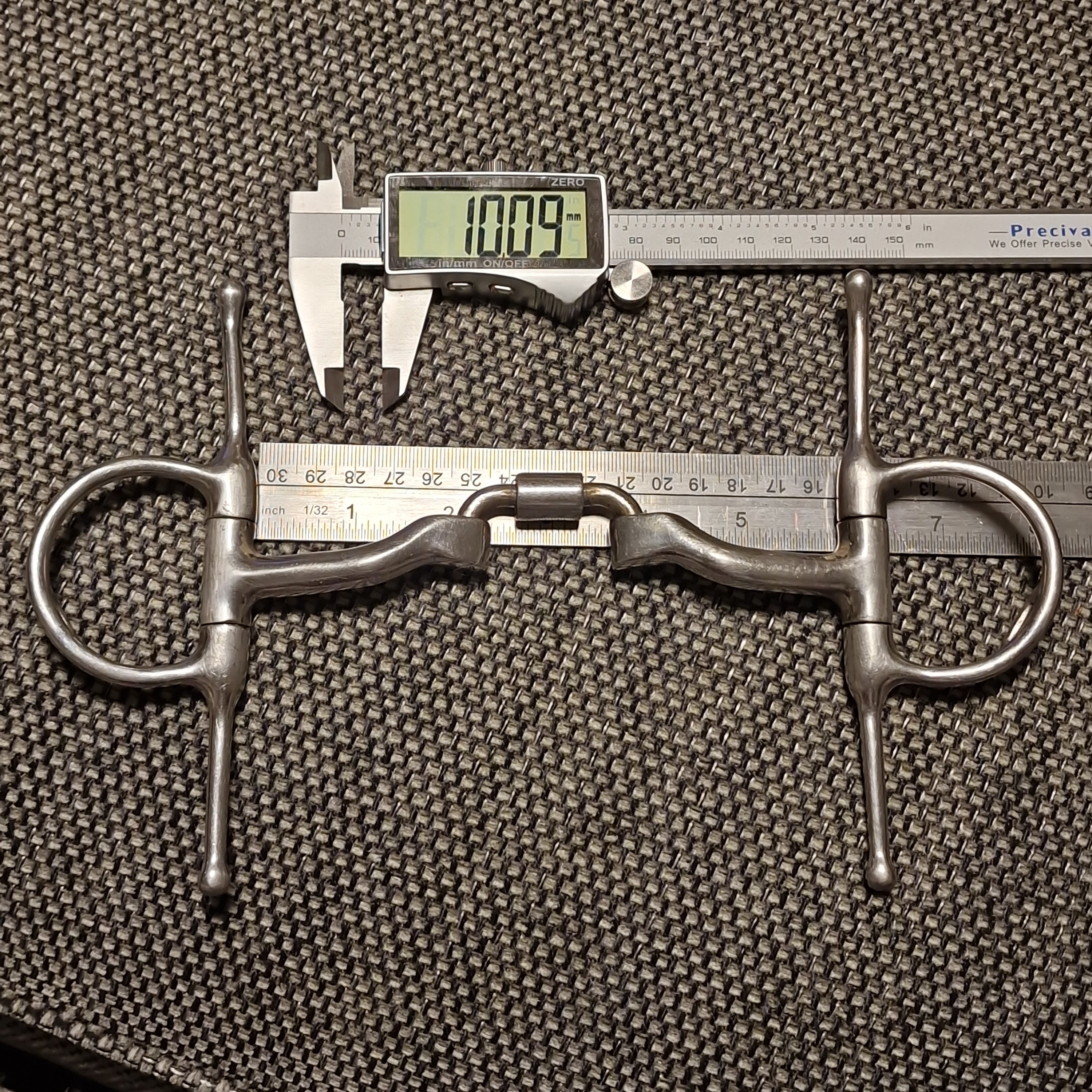 5.75" Full Cheek Correctional barrel port snaffle bit B755 – The Bit Doctor