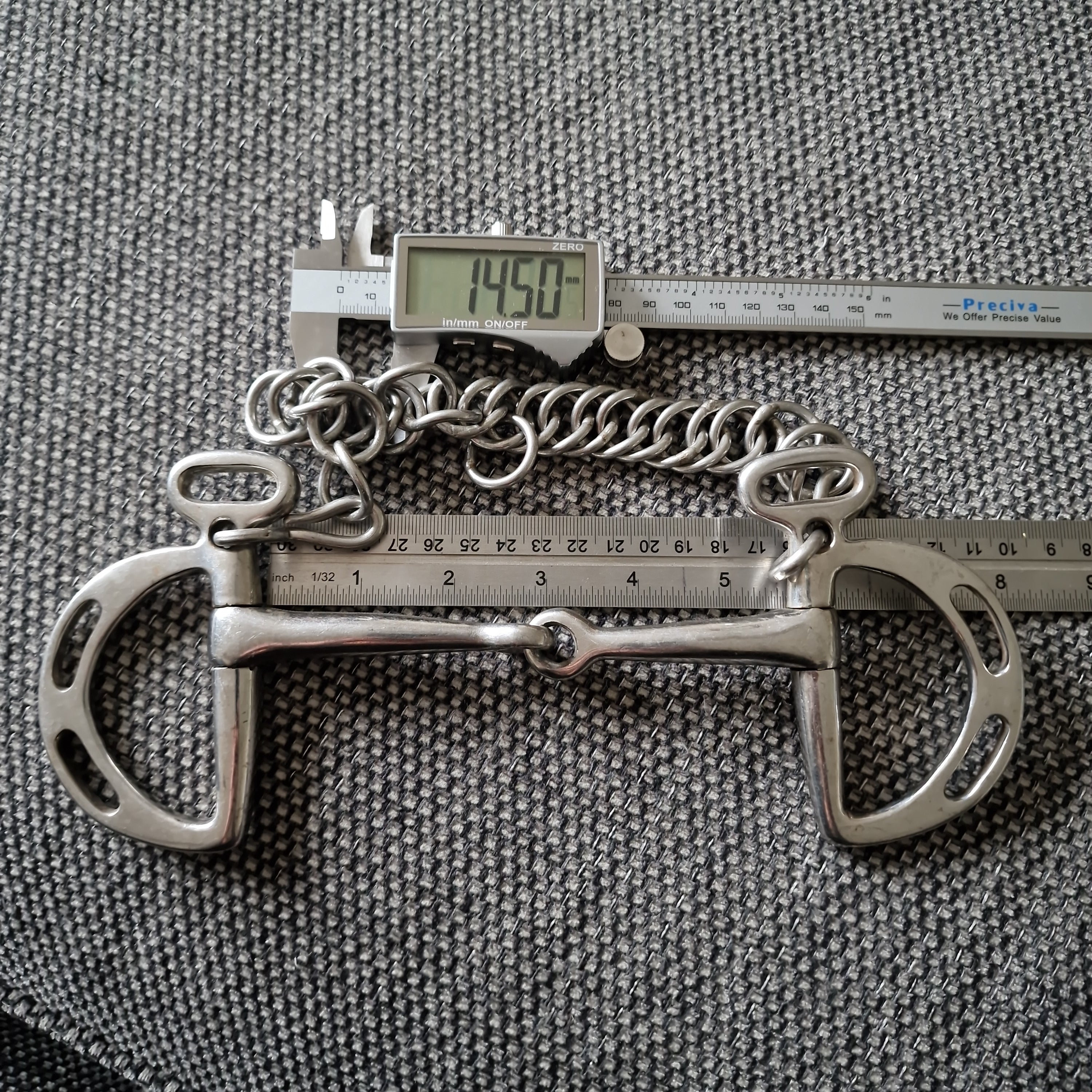 5.5" uxeter Kimblewick jointed Bit B1042 – The Bit Doctor