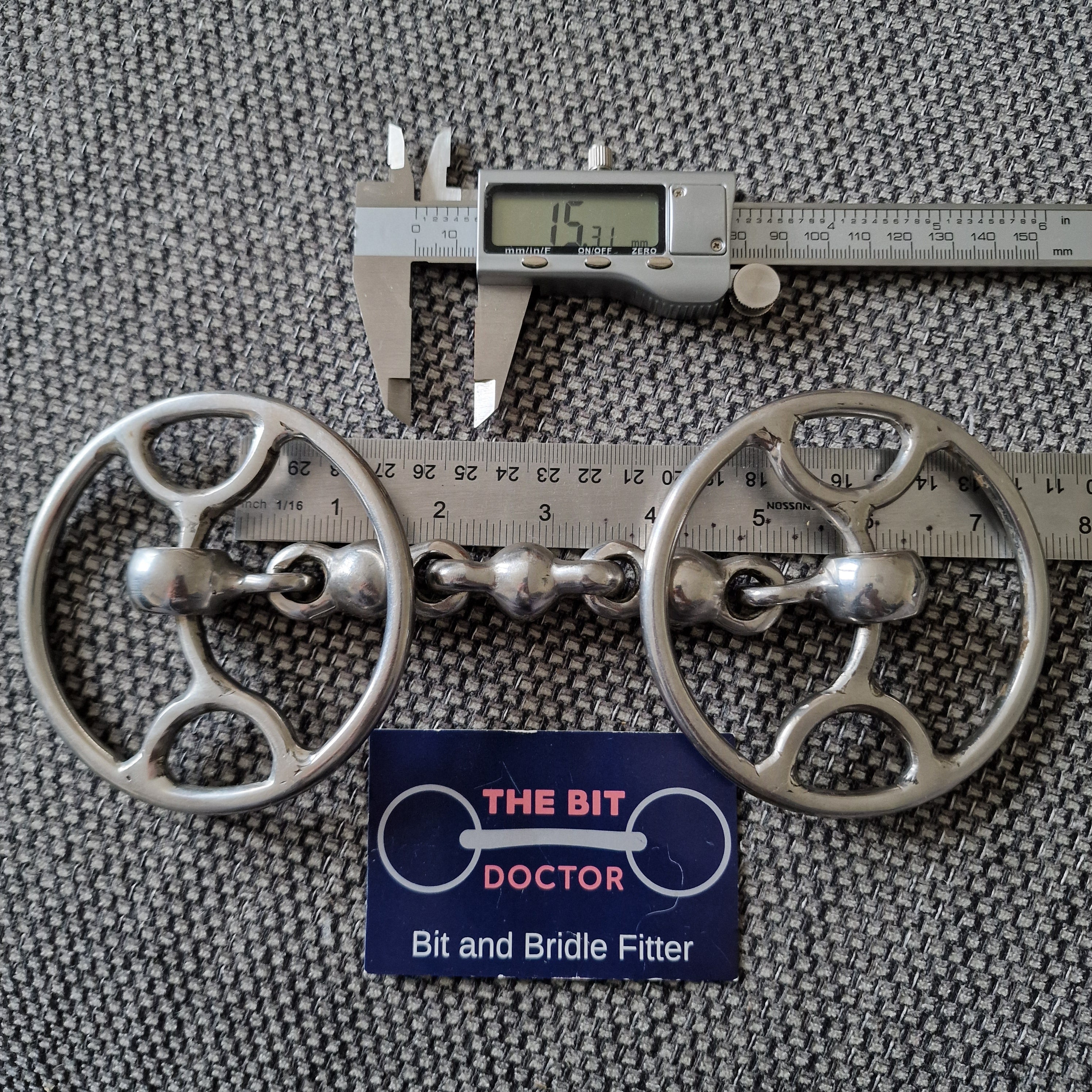 5.5" Abbey custom made waterford cartwheel Bit B1269 – The Bit Doctor